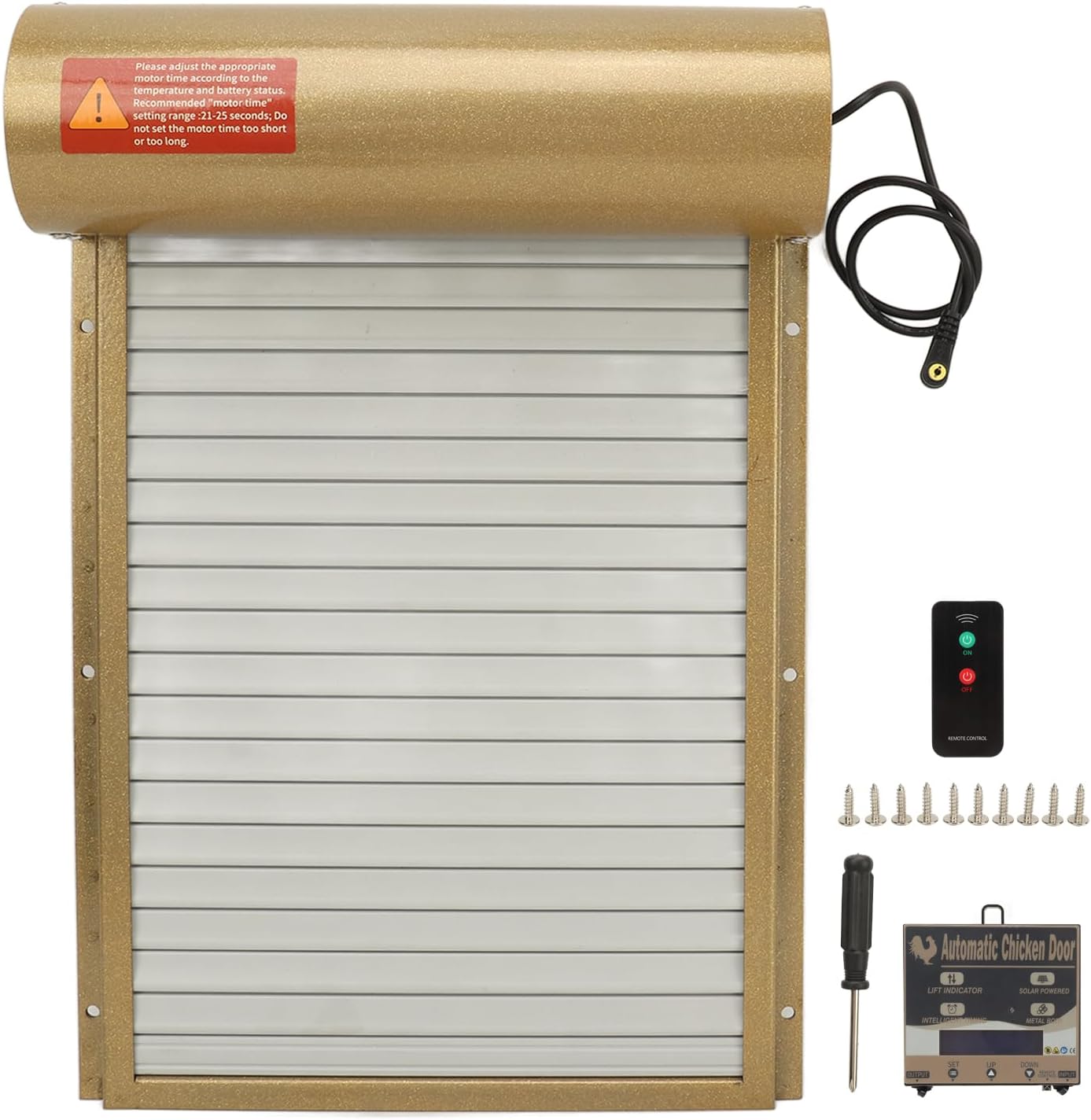 Auto Chicken Coop Door, Light Sensor Timer Automatic Chicken Door ...