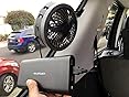 Amazon.com: O2COOL 5" Portable USB or Electric Fan, Black/Gray