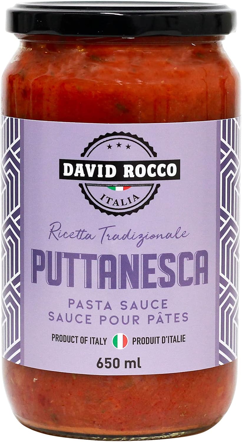 David Rocco Puttanesca Pasta Sauce 650 ml : Amazon.ca: Grocery ...