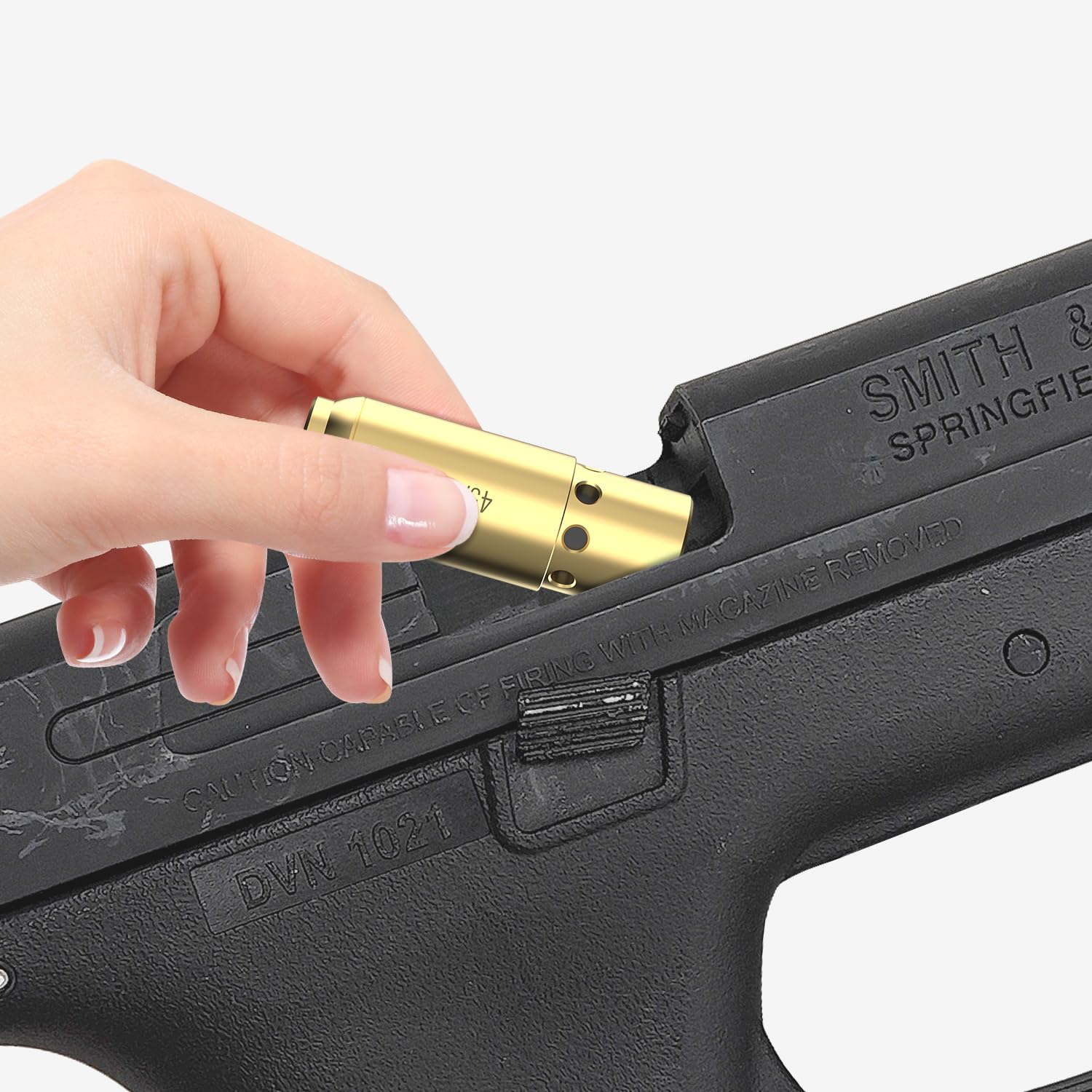 Snapklik.com : Darkfang 45 ACP Laser Bore Sight Easy Sighting Bore Sighter