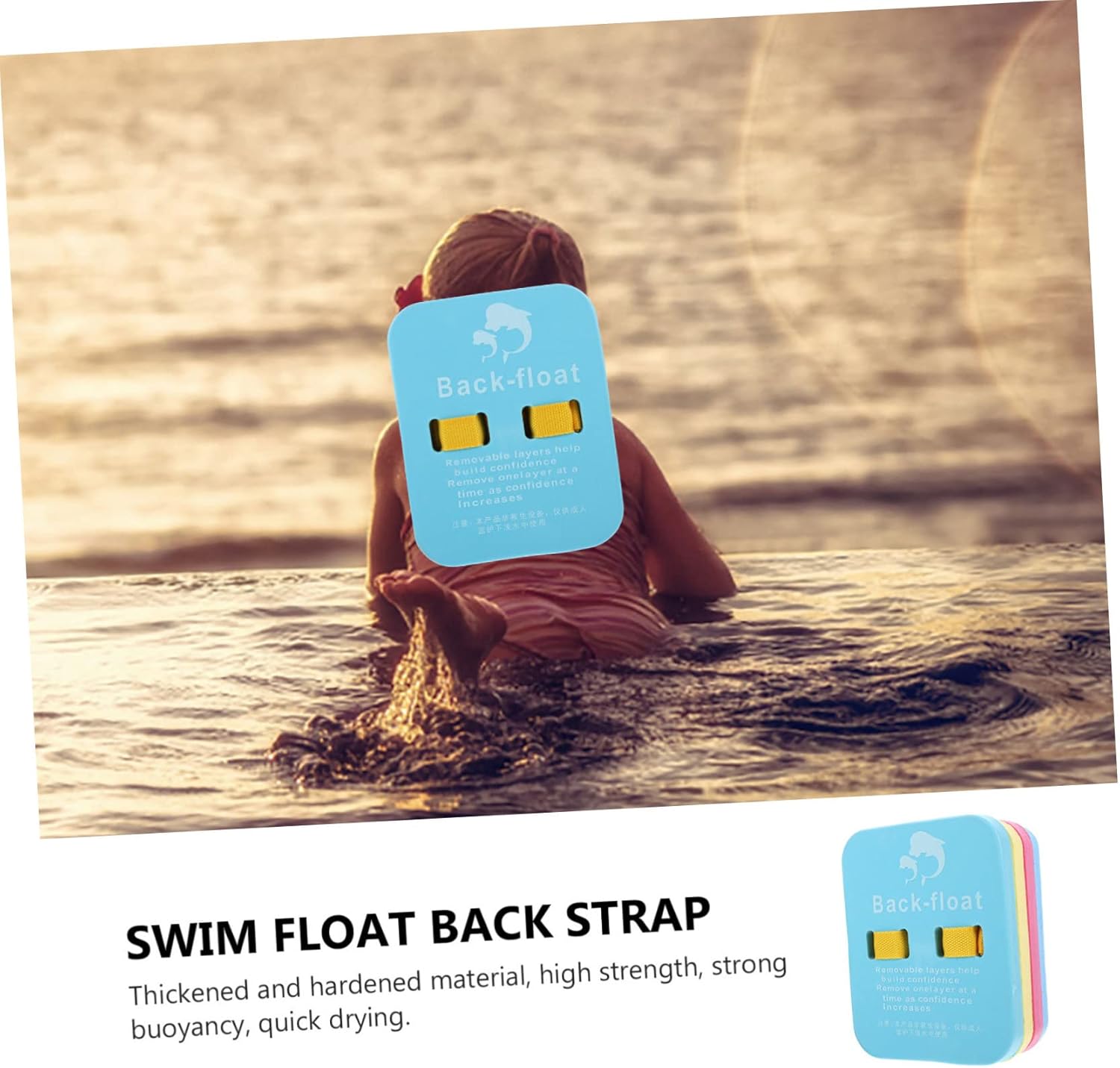 NOLITOY 3pcs Swimming Floating Backboard Pool Piscina para niños Swim ...