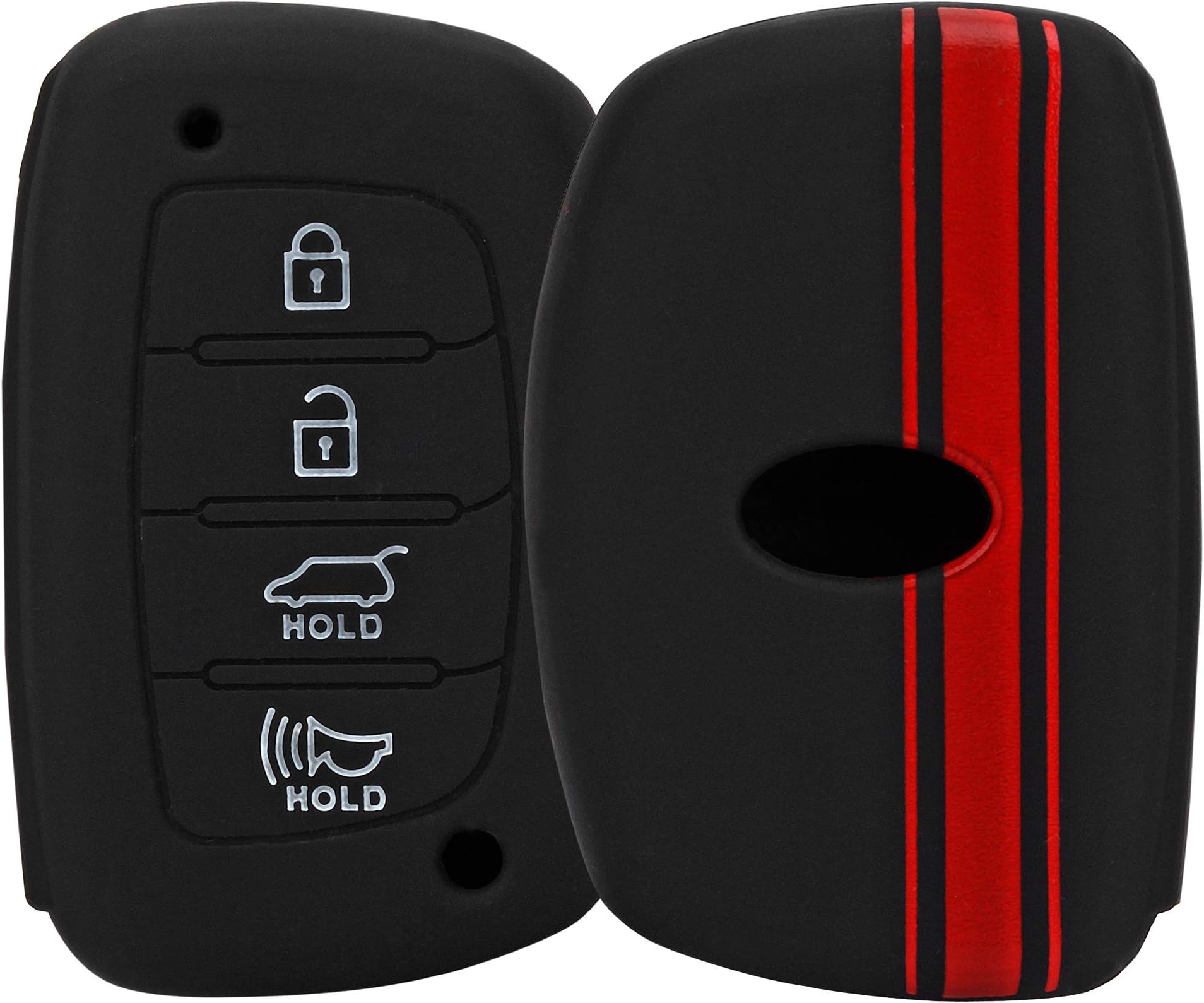 JVCV® Car Key Cover Compatible with Hyundai Alcazar Creta Venue i20 ...