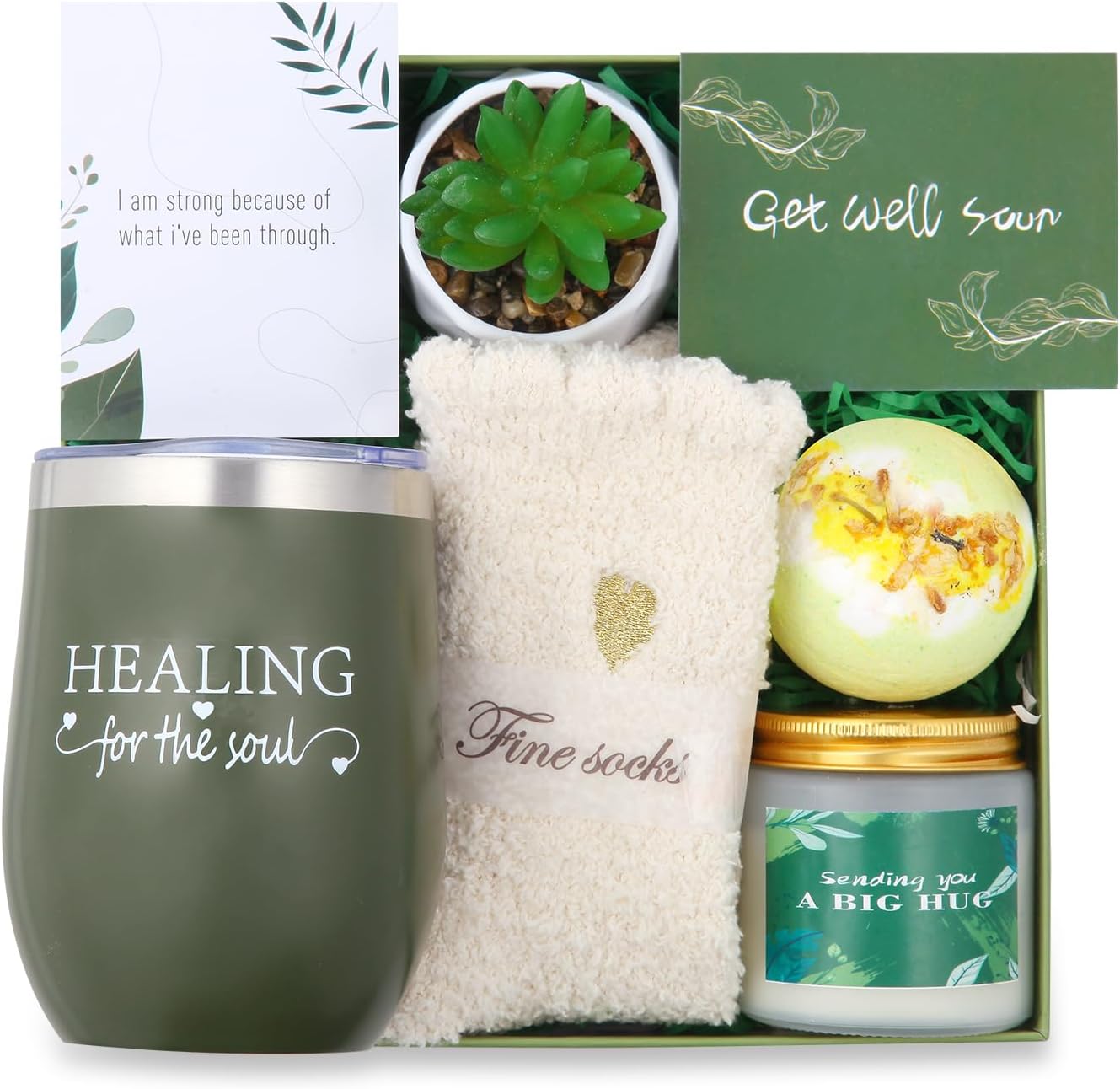 Amazon.com: Thinking of You Gift Baskets for Women, Get Well Soon Gifts ...