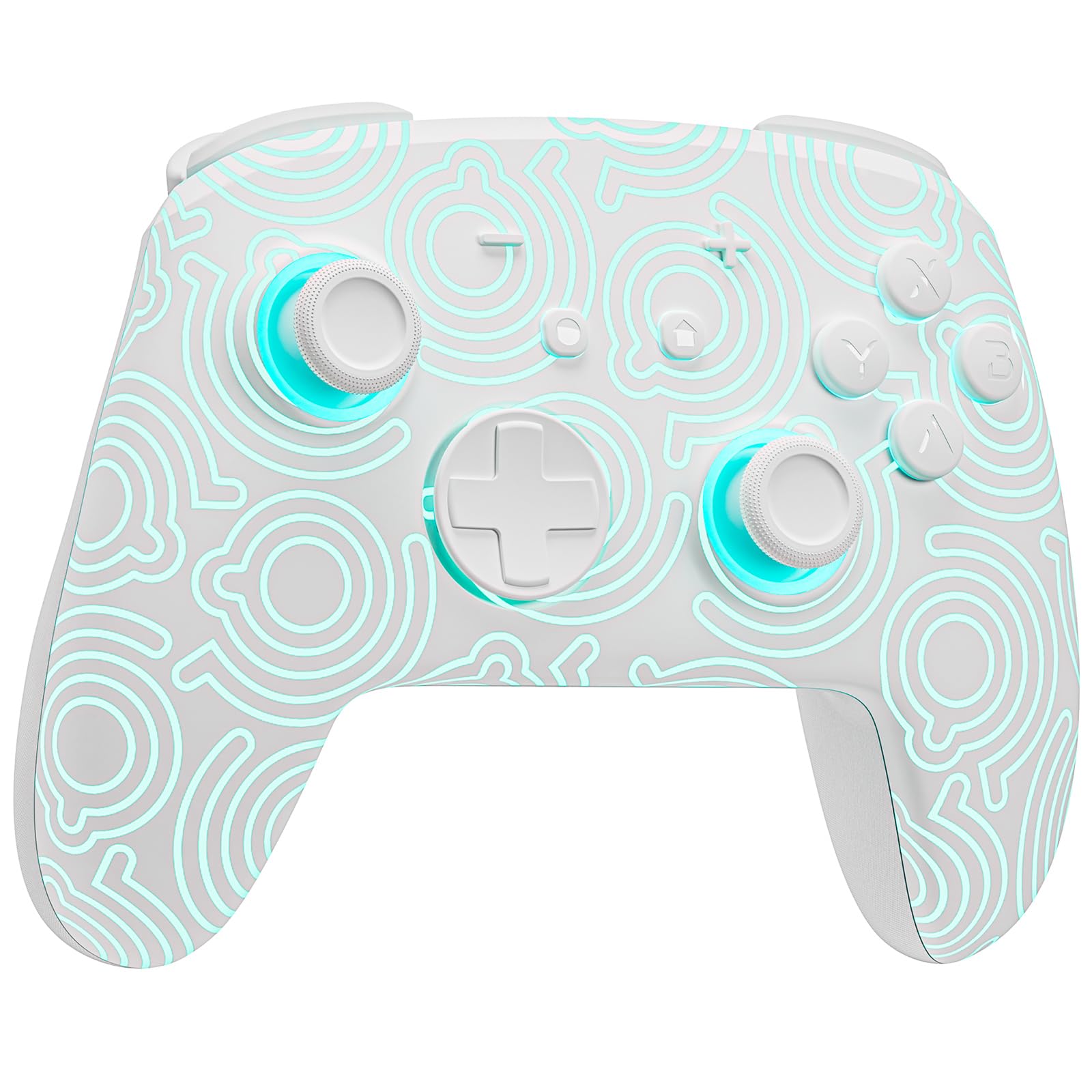 FUNLAB [Luminous Pattern] Switch Pro Controller Wireless Compatible with Switch/OLED/Lite ...