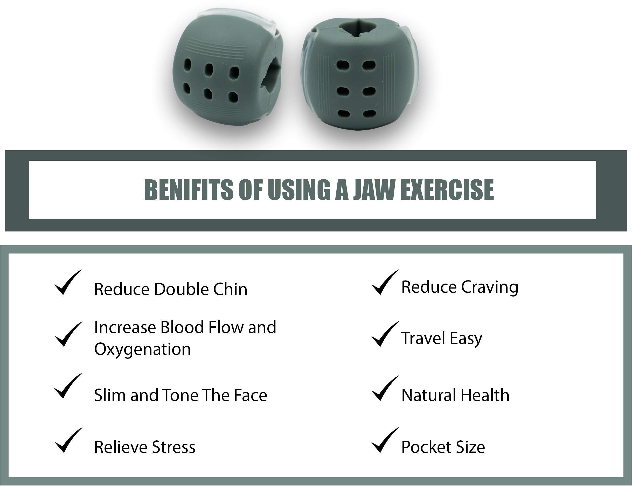 Buy Jaw exerciser, Jawline Exerciser Jaw, Face and Neck Exerciser ...