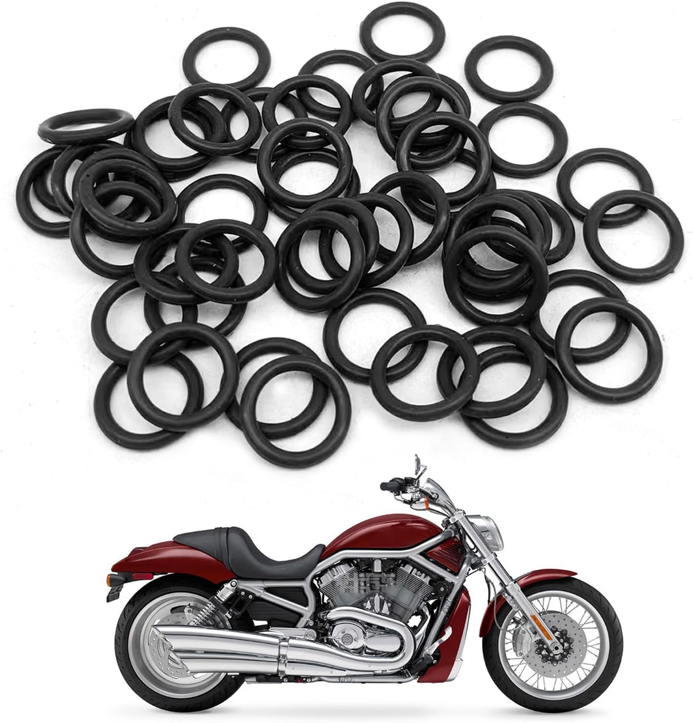 Amazon.com: QODOLSI 100 PCS Oil Drain Plug O-Ring, Oil Drain Plug Oring ...