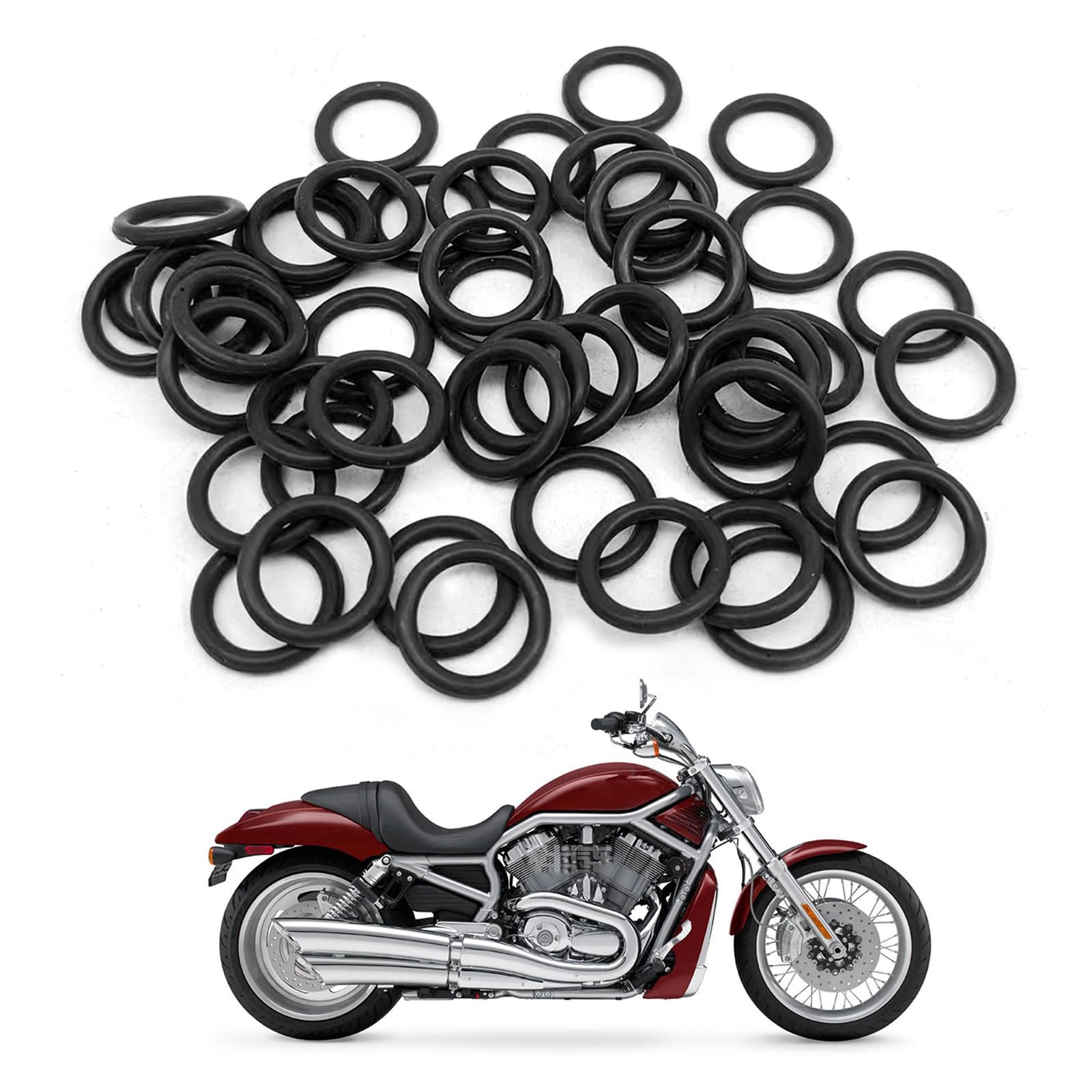 Snapklik.com : 50Pcs 11105 O-Ring Oil Drain Plug, Motorcycle Drain Plug ...