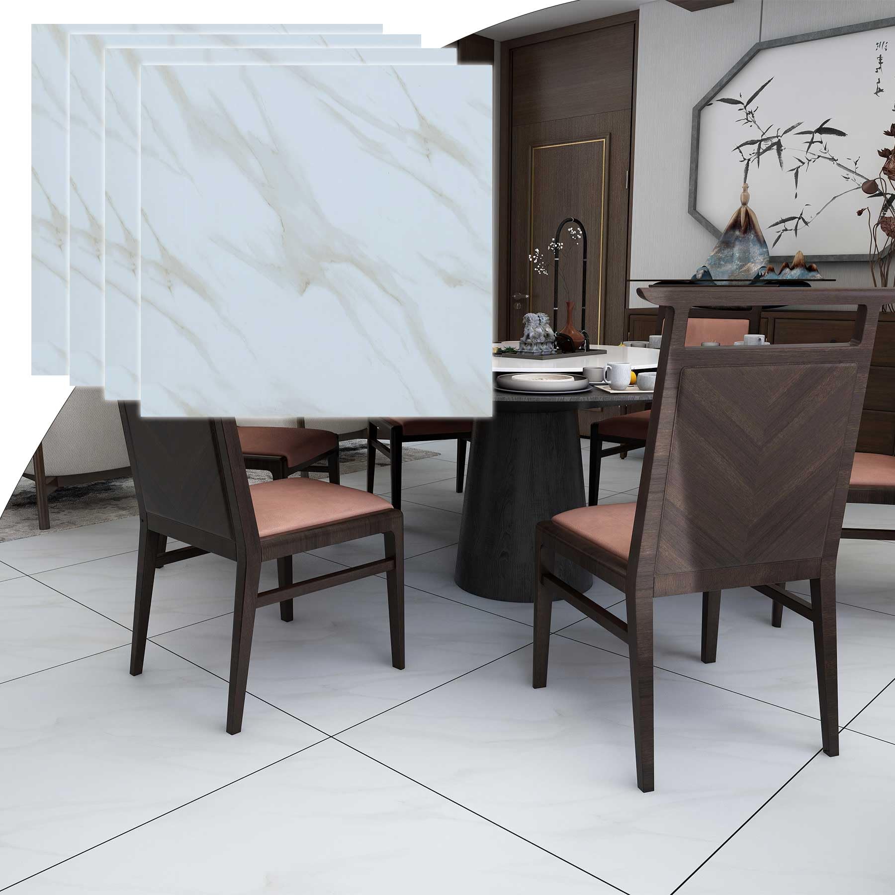 Amazon | フロアタイル 大理石 貼くだけ 接着剤不要リフォームシート1畳/3畳/6畳/12畳 厚手1.5mm 床材 フロリングシート 大理石 玄関用 フロアシート 賃貸 床暖房対応 ...