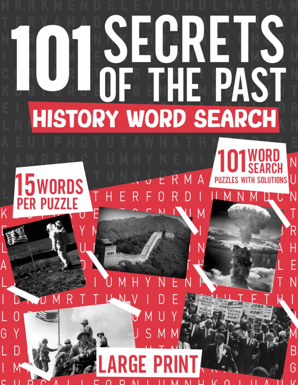 101 Secrets Of The Past History Word Search: 101 Historical Events Word ...