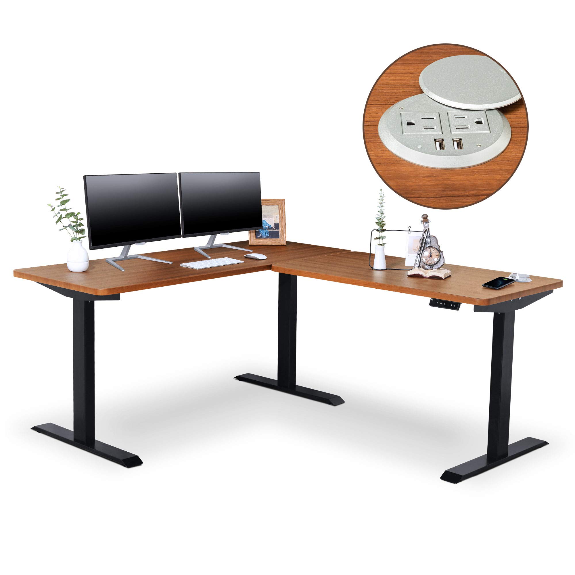 Buy BRODAN Electric Standing L Desk With Power Charging Station buy-brodan-electric-standing-l-desk-with-power-charging-station