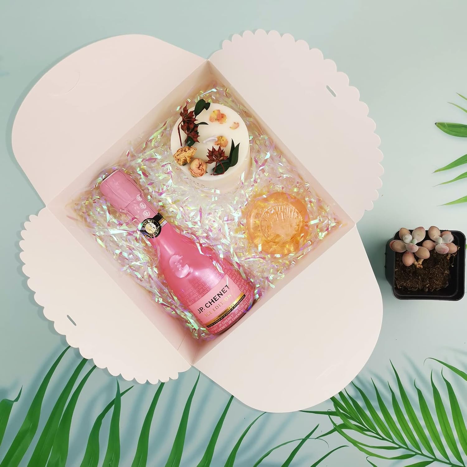 Buy White Gift Box 10 Pack 8x8x4 Inches, Large Decorative Gift Boxes ...