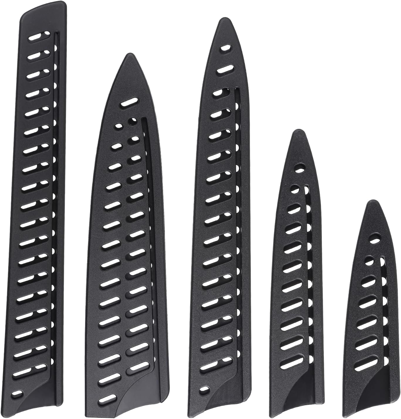 Amazon.com: JIYIN 5 Pieces Kitchen Knife Sheath Set, Safety Knife Cover ...