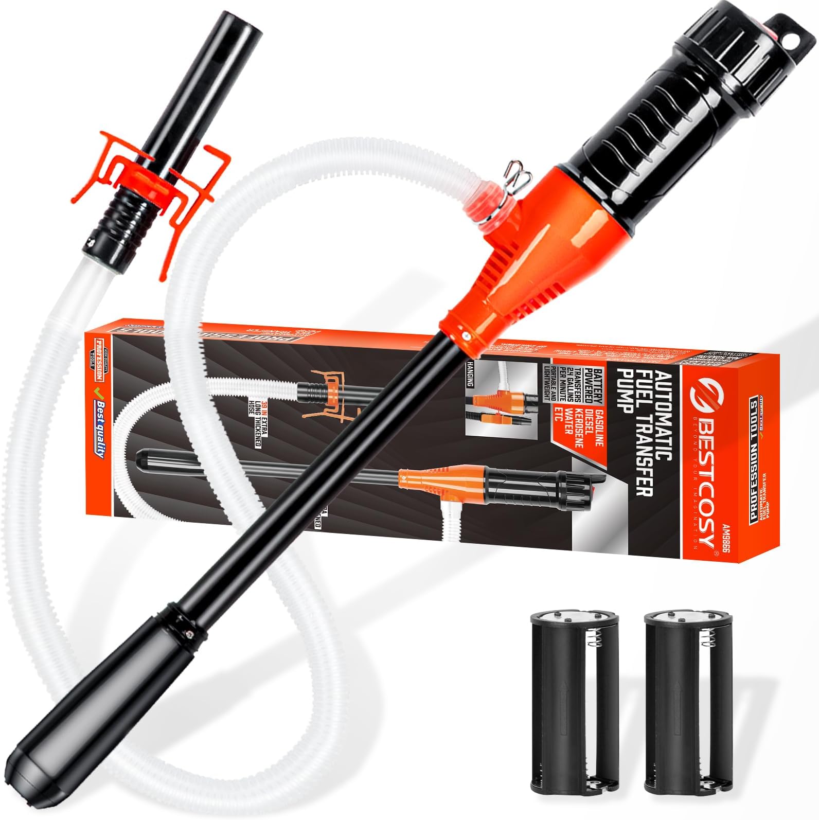 Amazon.com: BestCosy Portable Transfer Pump Battery Operated Electric ...