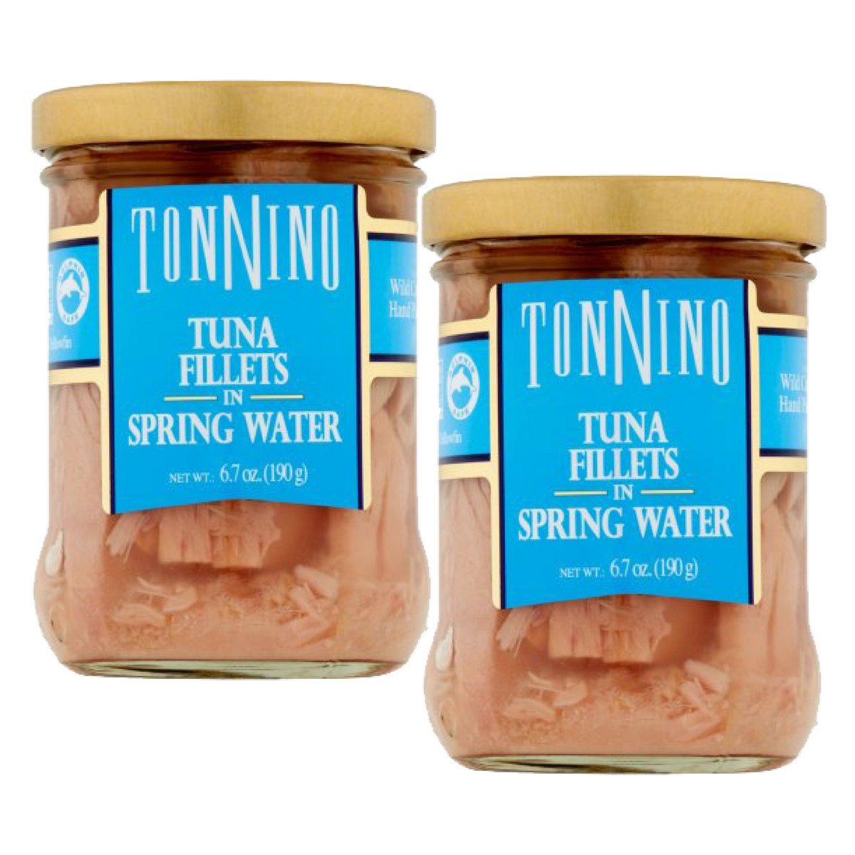 Amazon.com : Tonnino Tuna Fillet,Spring Water 6.7 Oz (Pack of 2 ...