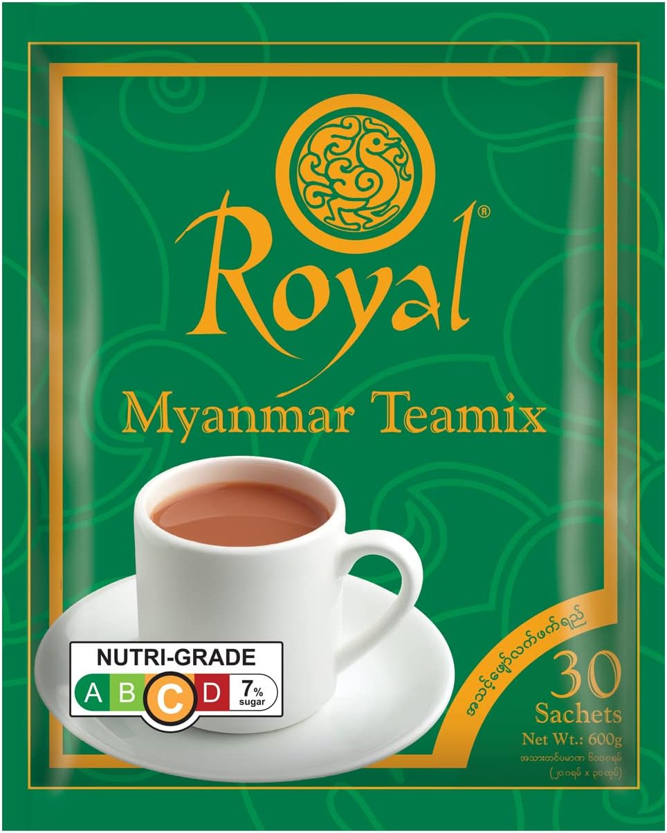 Amazon.com : Royal Myanmar Tea Mix (30 Packets) : Grocery Tea Sampler ...