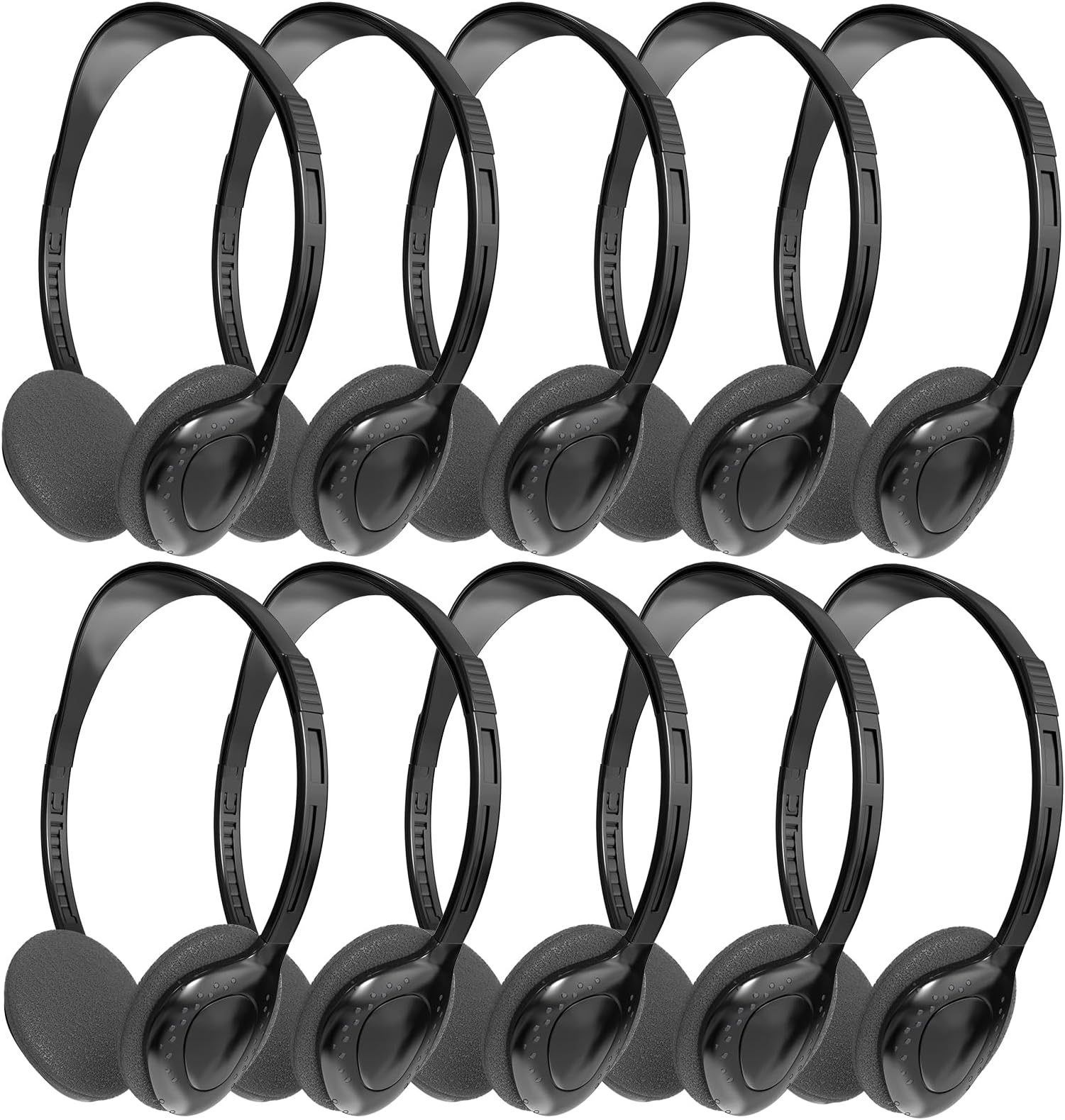 Amazon.com: 20 Pack Bulk Classroom Headphones with Microphone Students ...