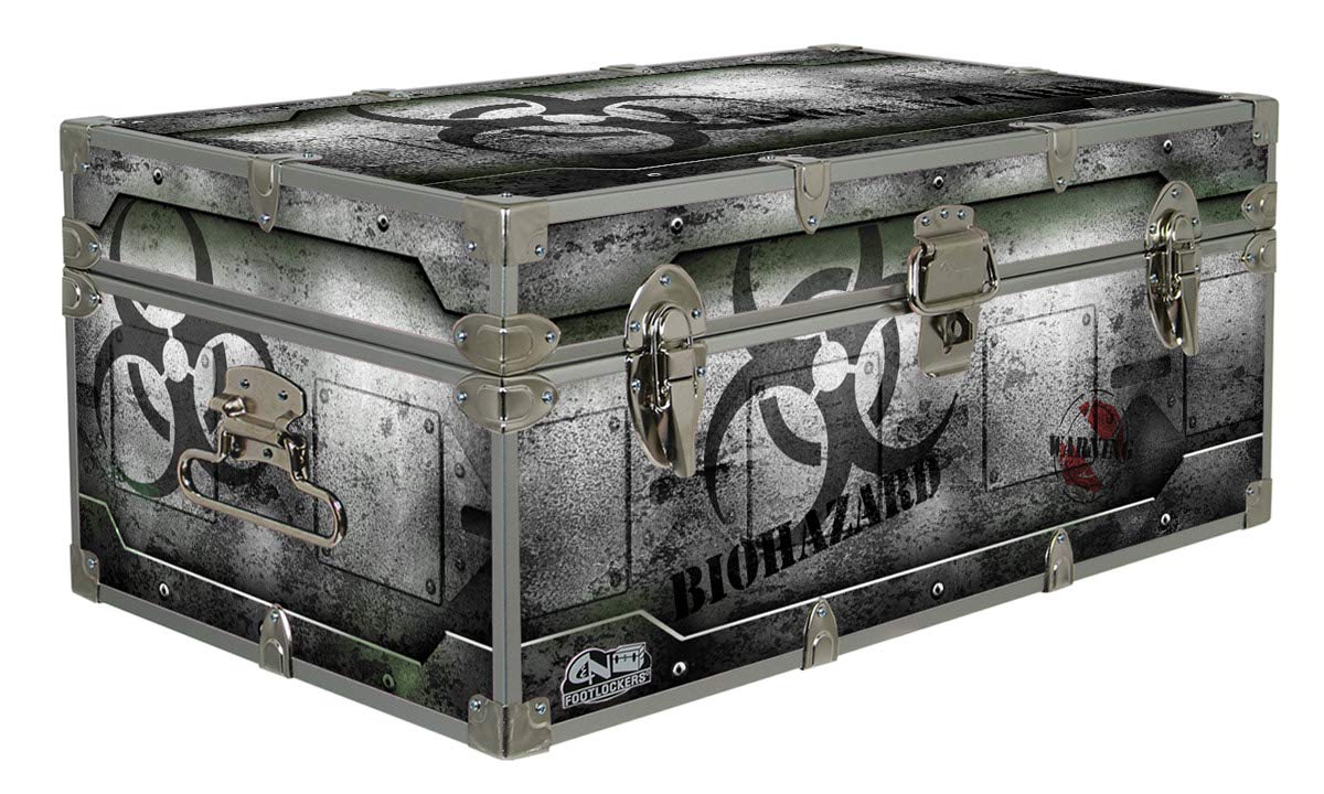 Amazon.com: C&N Footlockers Designer Storage Trunks - Hi-Tech Themes ...