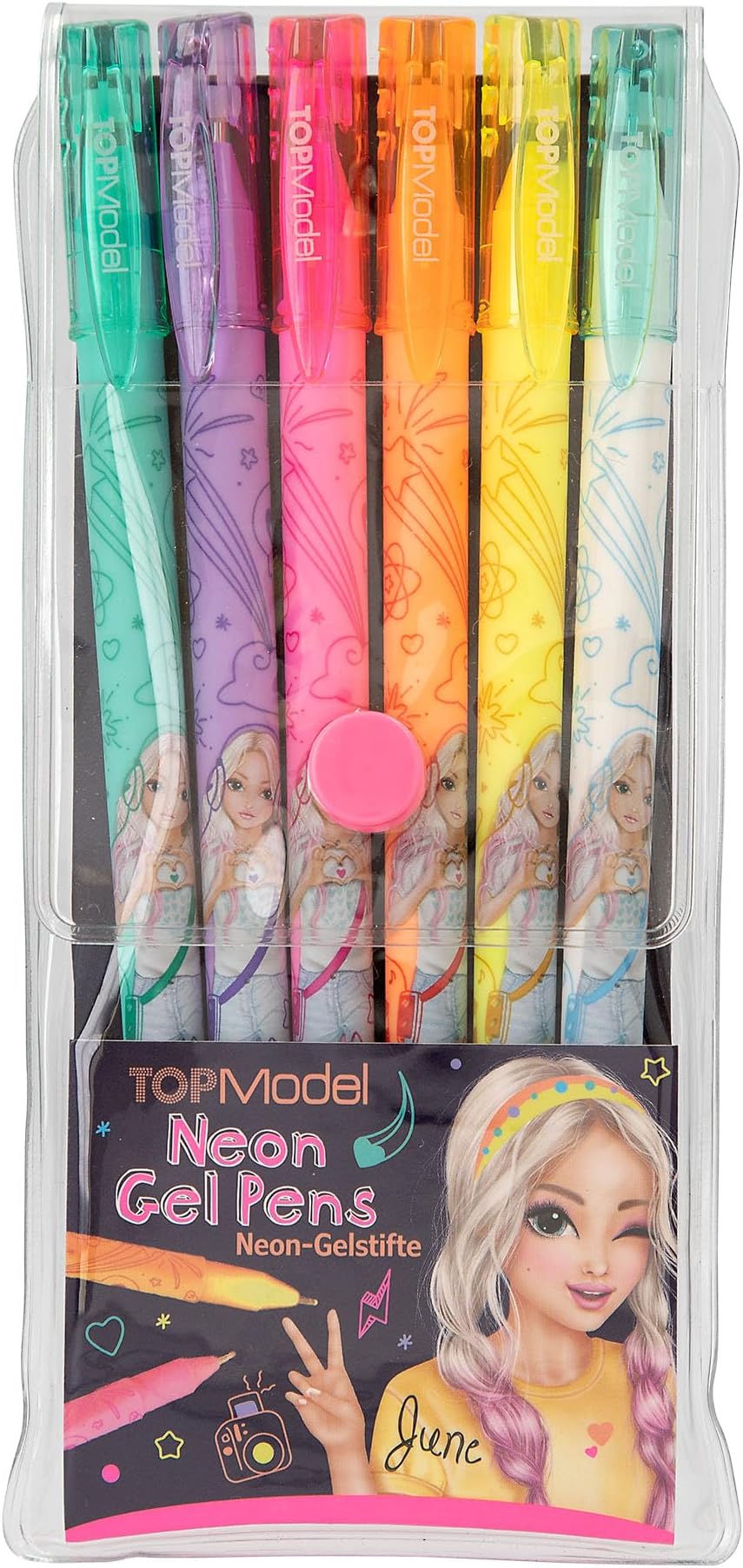 Depesche 12109 Miss Melody - Set de crayons gel pailletés dans une ...