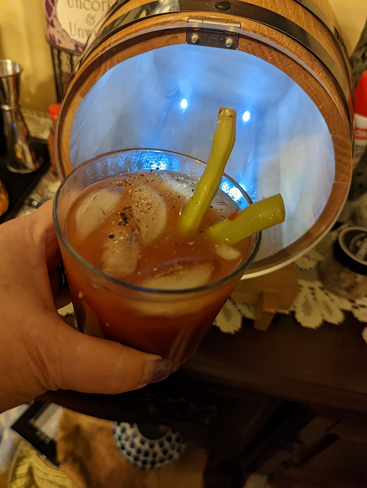 Amazon.com : The Extreme Bean - Hot & Spicy, Pickled Green Beans. 16 oz ...