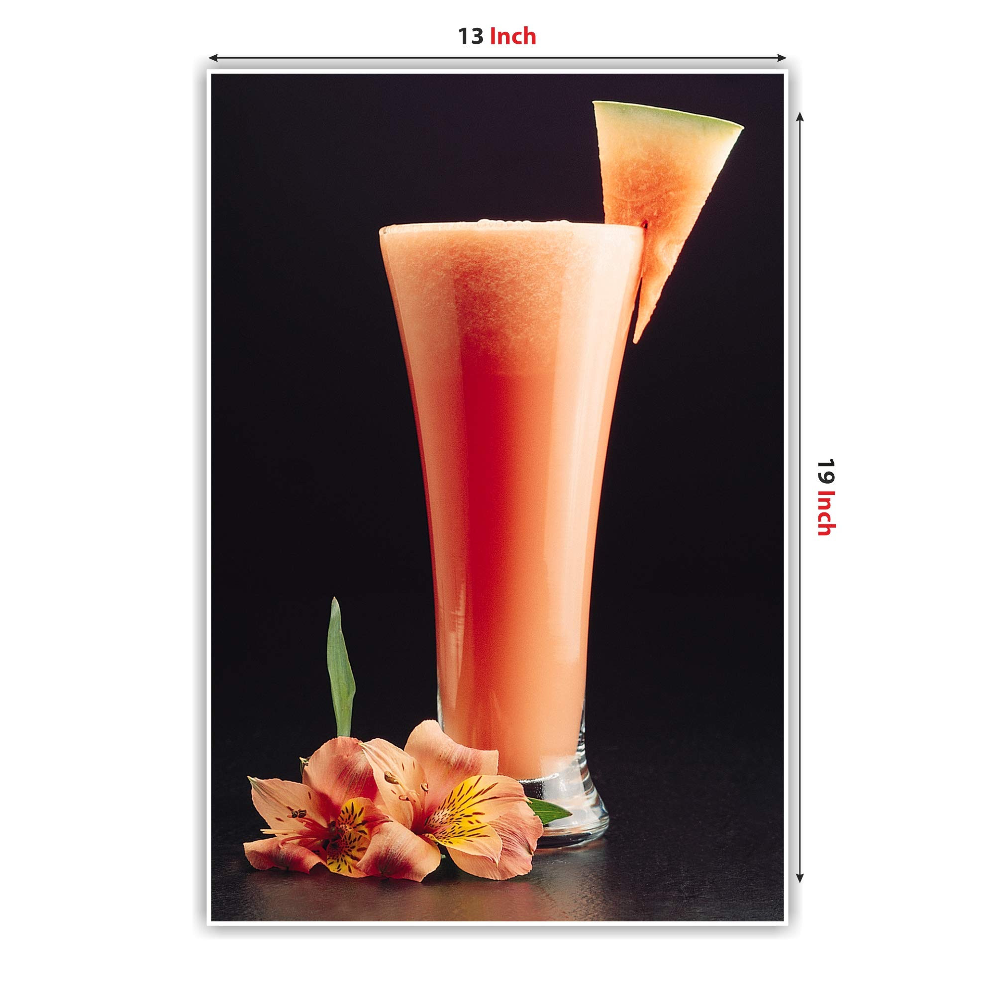 Buy Anne Print Solutions Musk Melon Shake Poster (Without Frame) For ...
