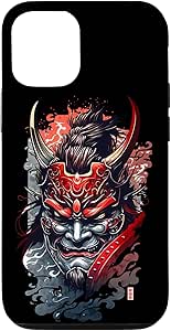 Amazon.com: iPhone 12/12 Pro Traditional Japanese Demon Mask, Devil Oni ...