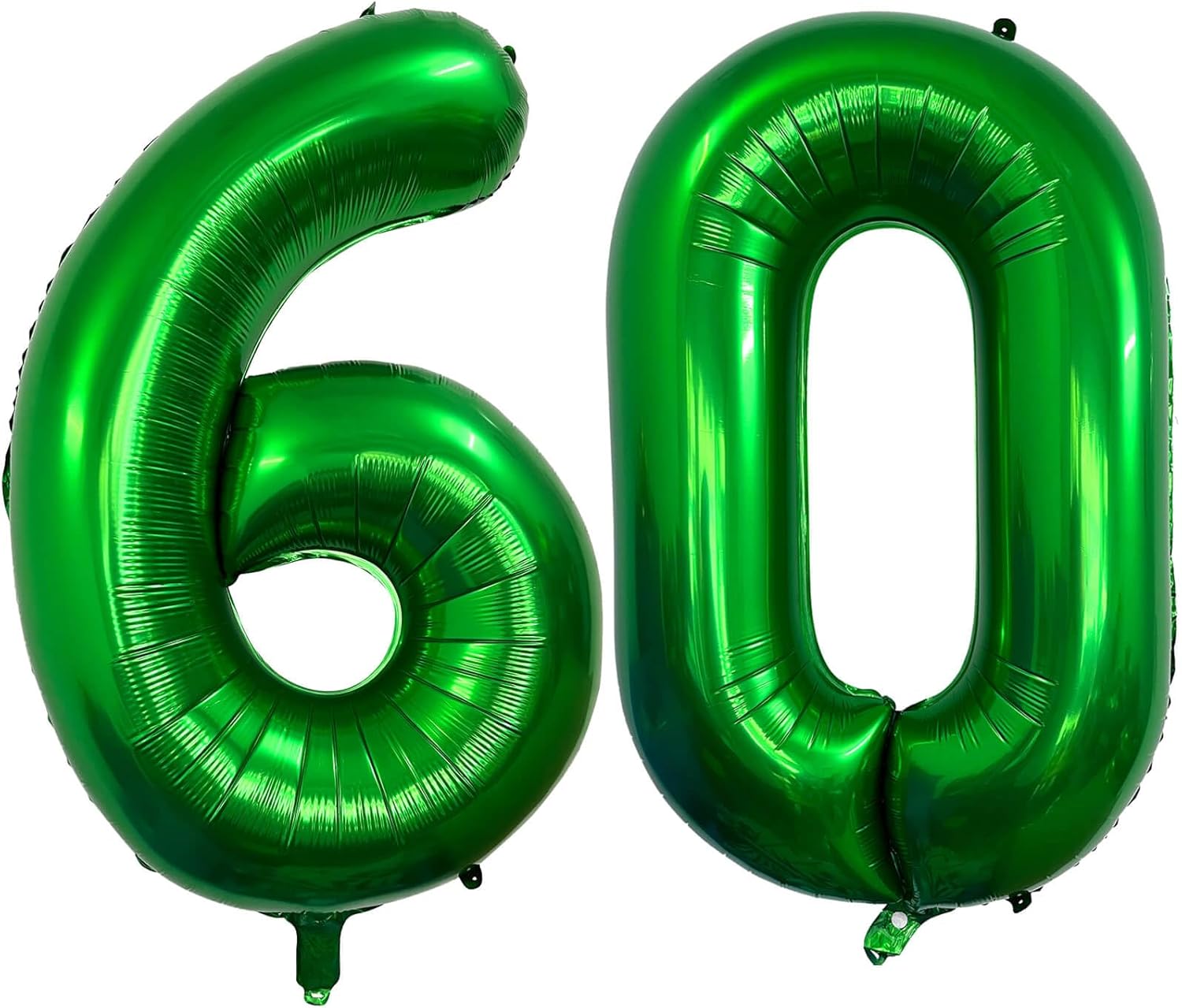 Amazon.com: Number 60 Dark Green Balloons 40 Inch Giant Green 60 Numer ...