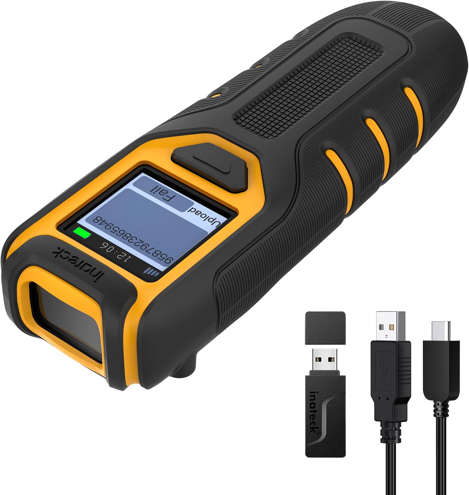 Amazon.com : Inateck Barcode Scanner Bluetooth, 1D 2D QR Code Scanner ...