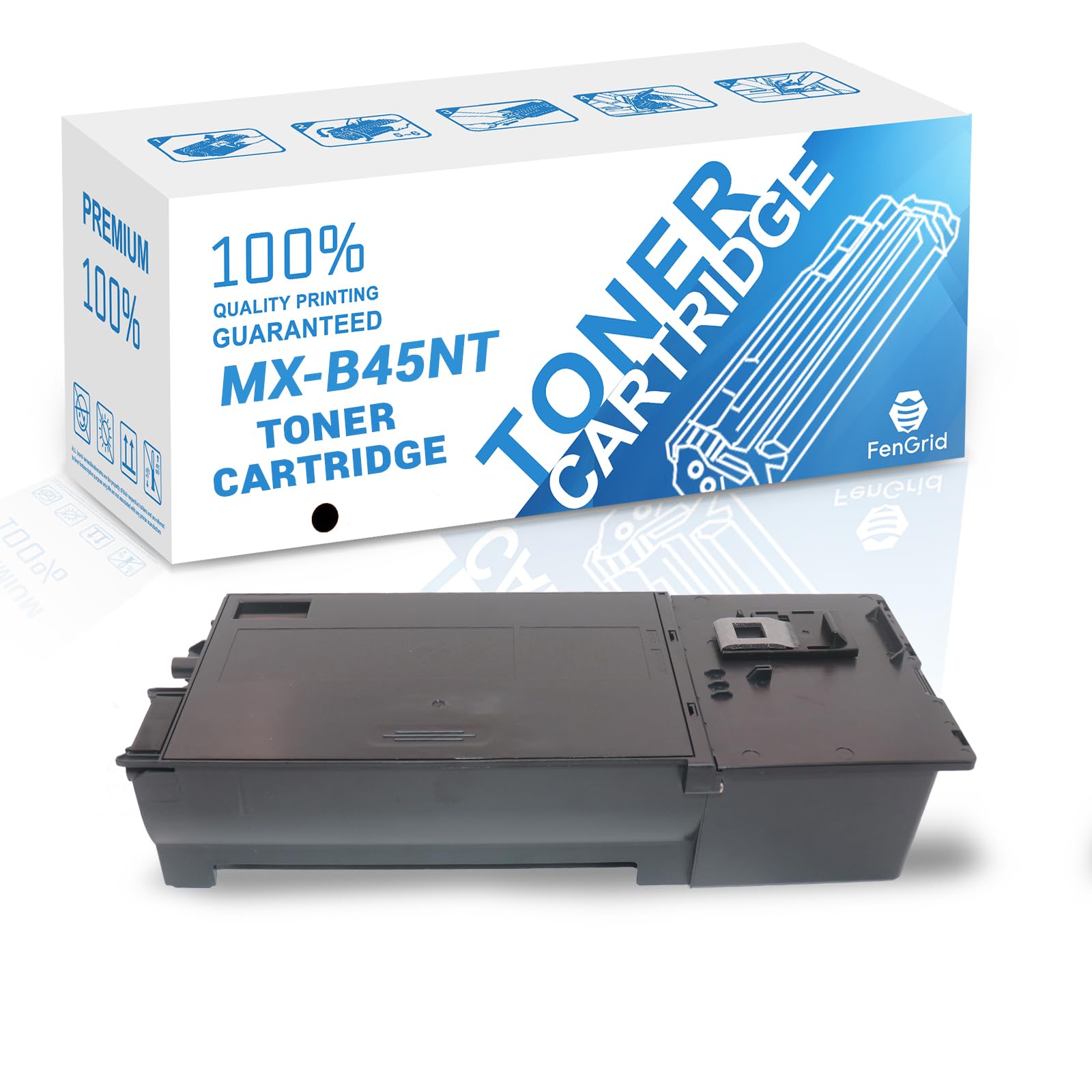 Amazon.com: FenGrid MX-B45NT Toner Cartridge Replacement for Sharp MX ...