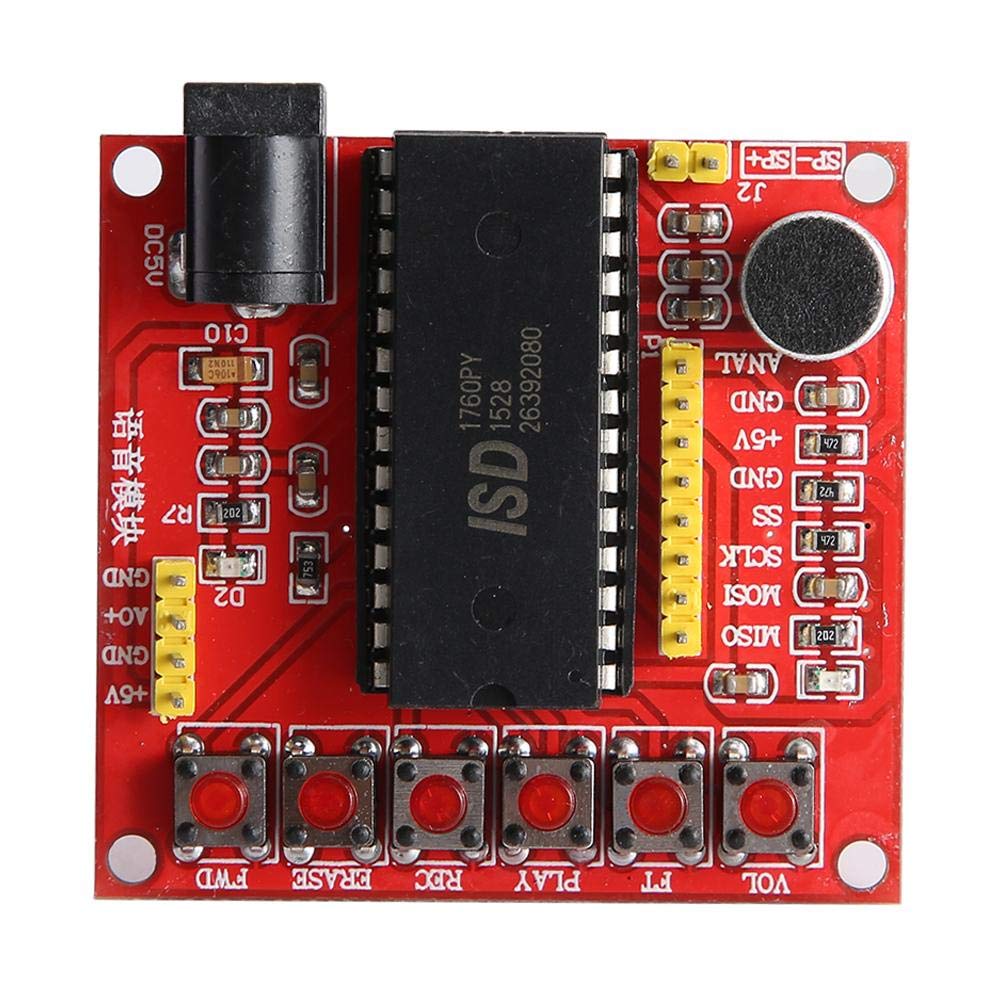 Buy ASHATA ISD1700 Series 5V Voice and Playback Module with Power and ...