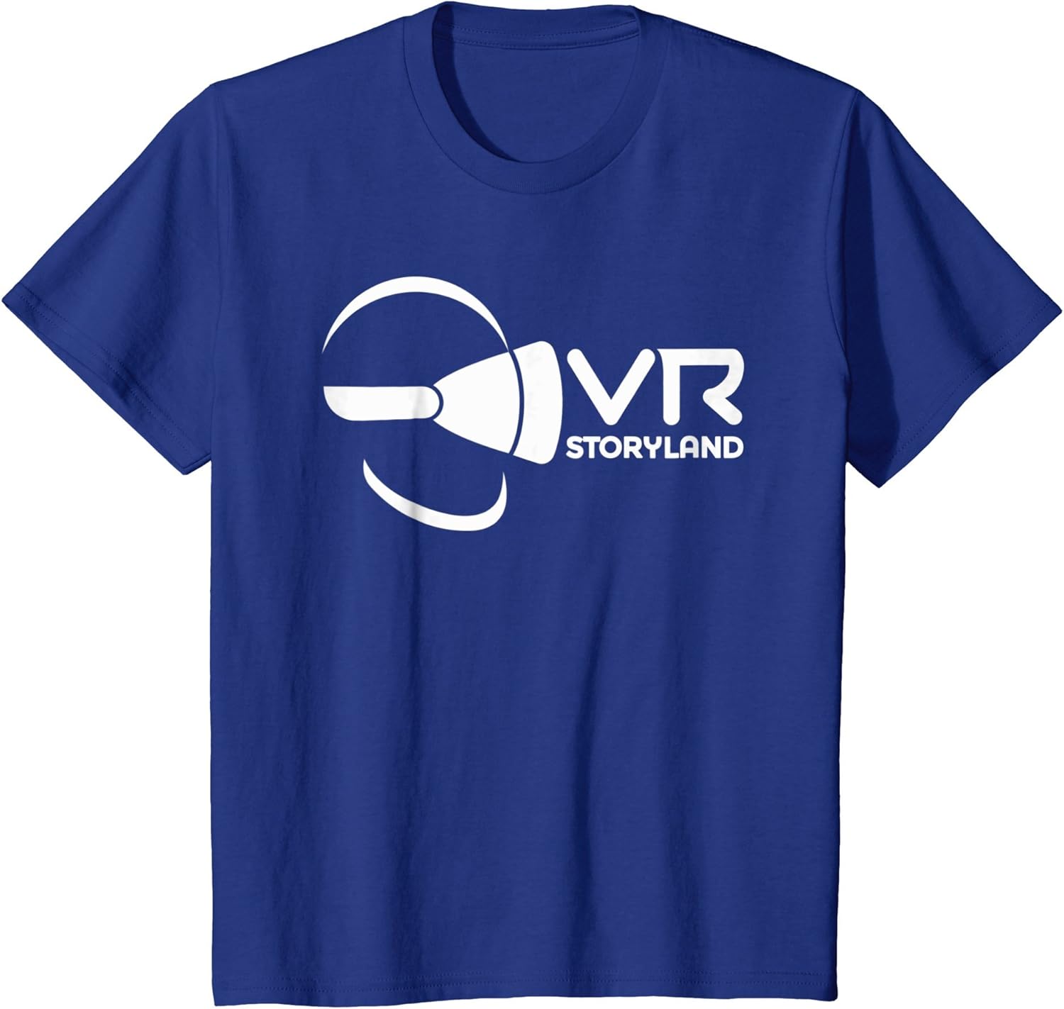 Amazon.com: Virtual Reality T-Shirt VR STORYLAND White Logo tee ...