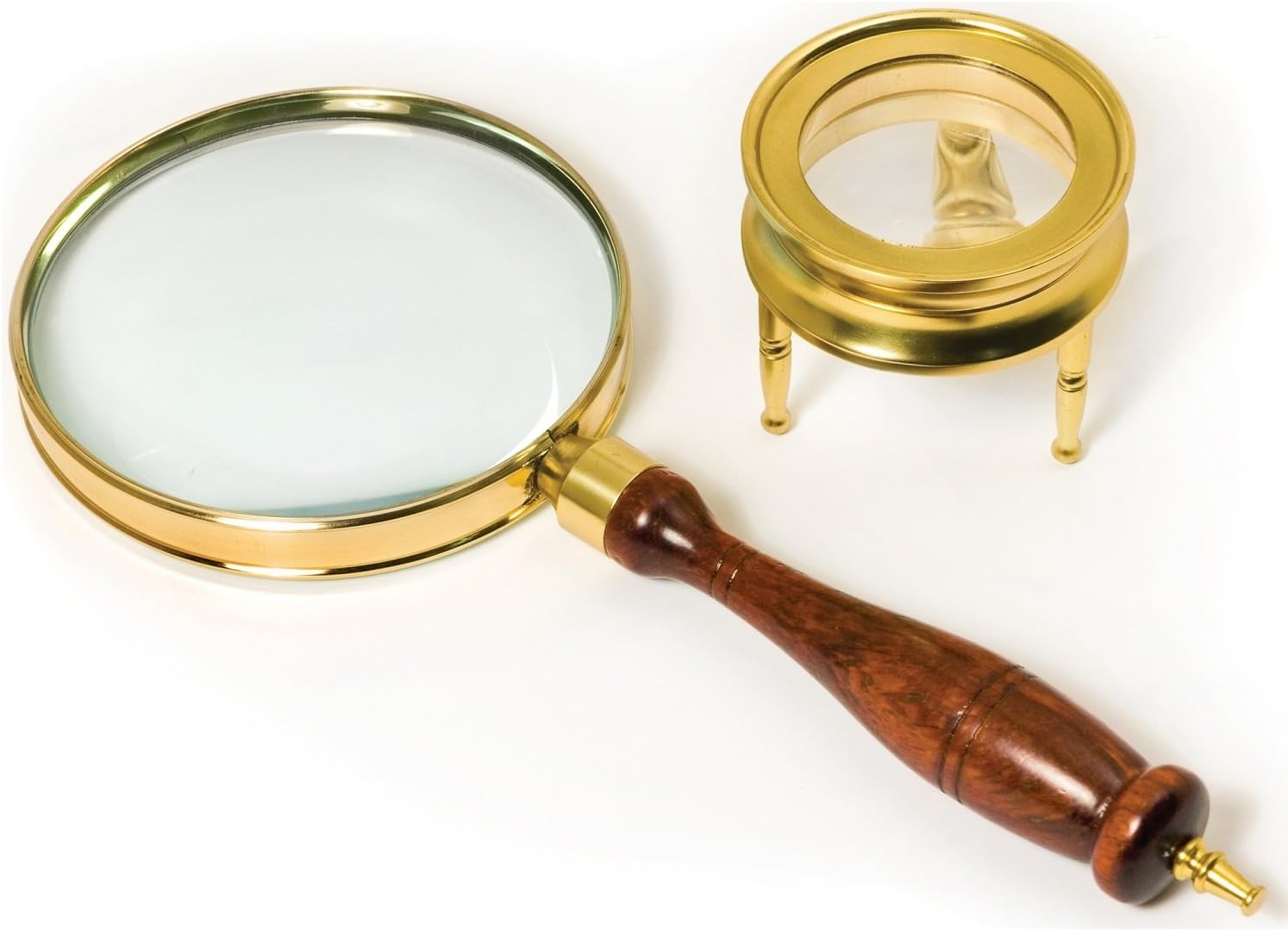 Amazon.com: BARSKA Brass Magnifier Set:3 Power, 90mm Hand-Held ...