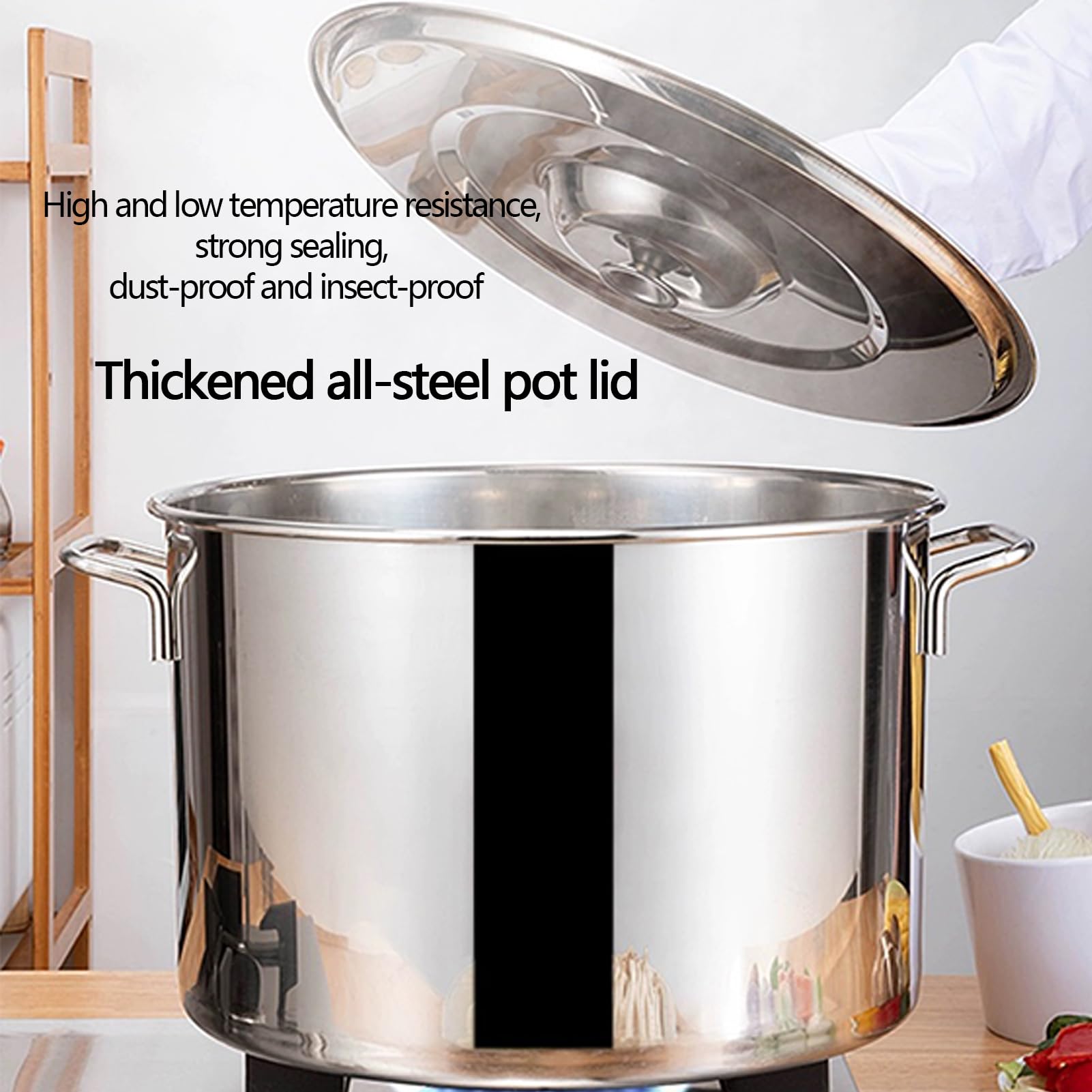 Pasta Cooker Insert Set Stainless Steel Pasta Pot With Strainer Basket ...