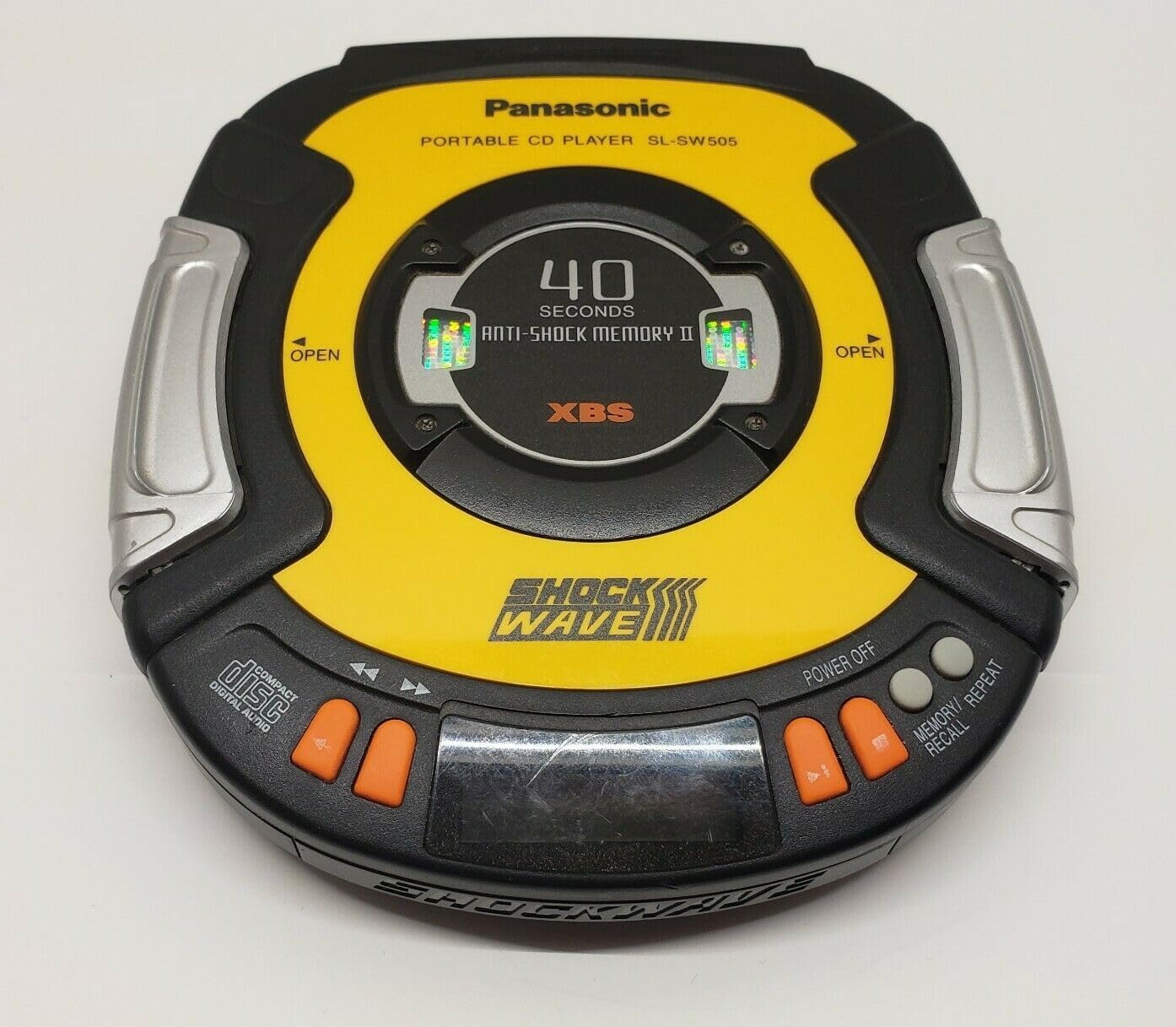 Amazon.com: Panasonic SLSW505Y Yellow Shockwave Portable CD Player ...