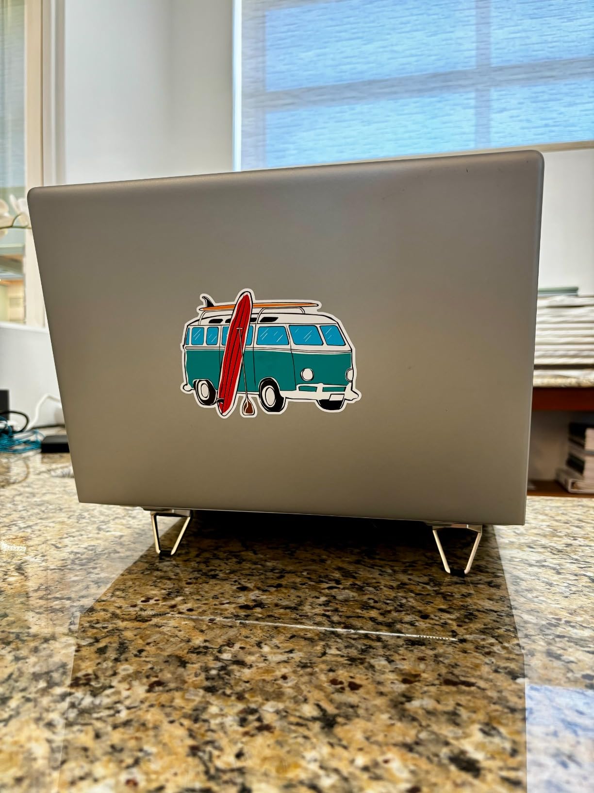 Amazon.com: Camper Van Surf Surfer Vinyl Sticker Decal Travel 5 ...