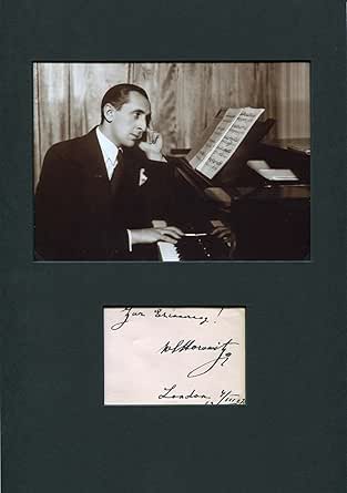 Amazon.com: Vladimir Horowitz (+1989) PIANIST autograph, signed album ...