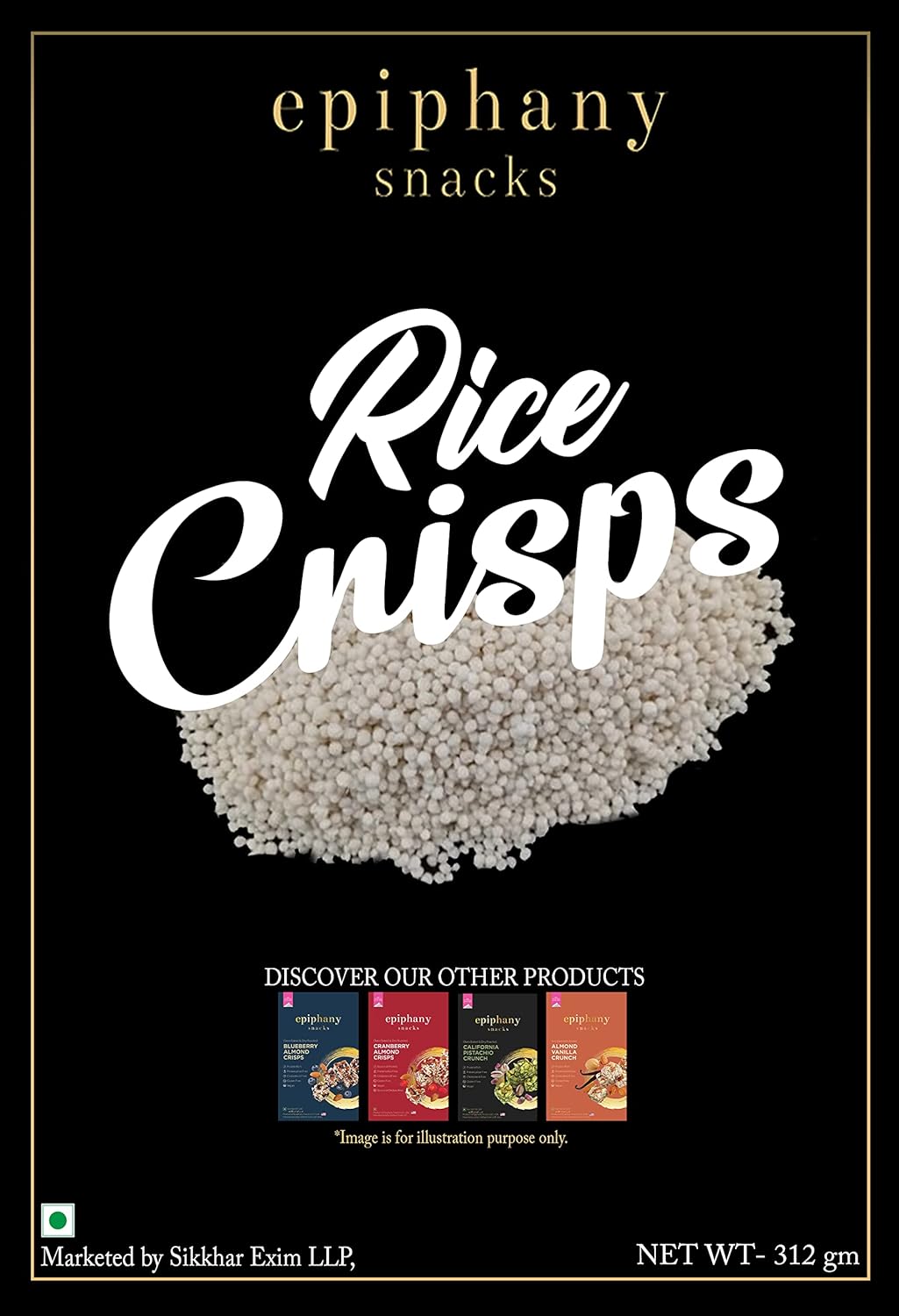 Epiphany snacks Rice Crisps Round Shape Rice Crispy Balls 3mm-4mm ...