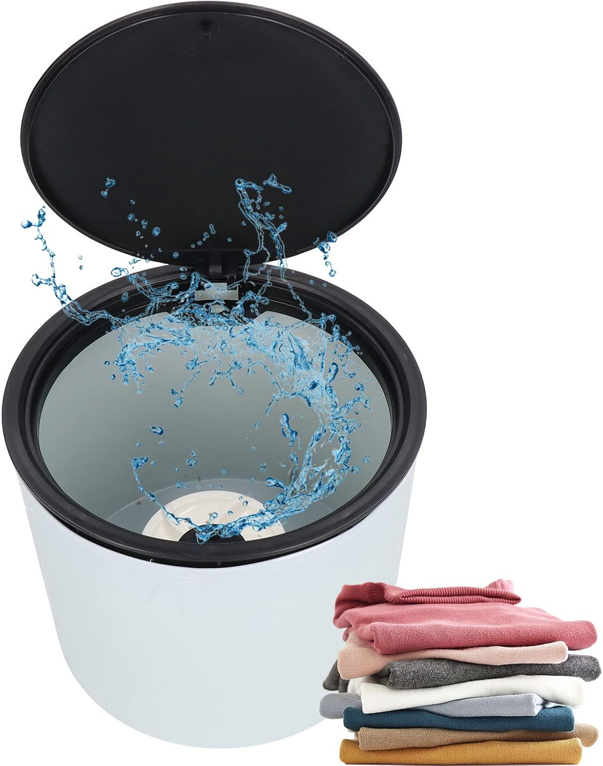 Amazon.com: 5L 5V 2A Portable Washing Machine Mini Turbine Washing ...