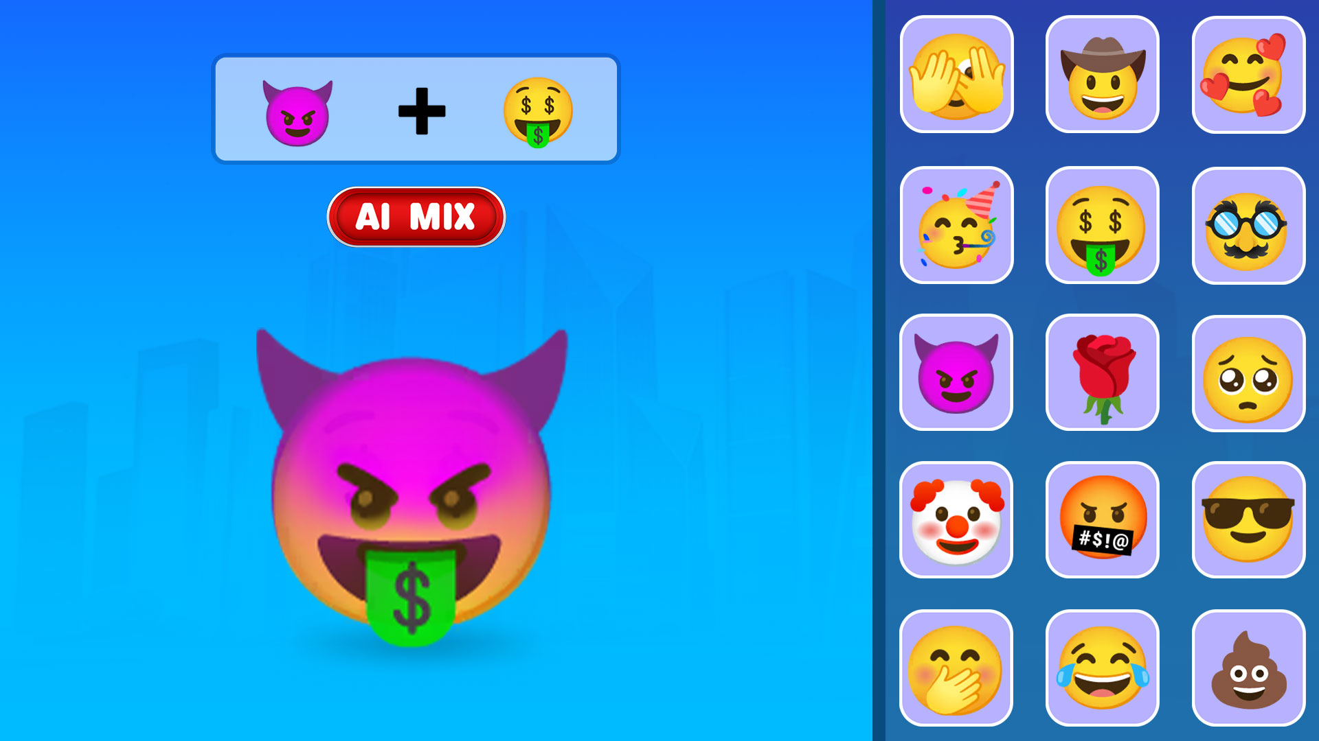 AI Mix Emoji Merge Master: Mix & Match Fun Moji Fusion Adventure Game - App on Amazon Appstore