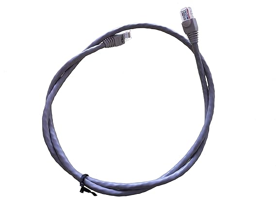 TEMJA Ethernet Cable CAT6 Cable Compatible with JIO Fiber Box (1 Meter ...