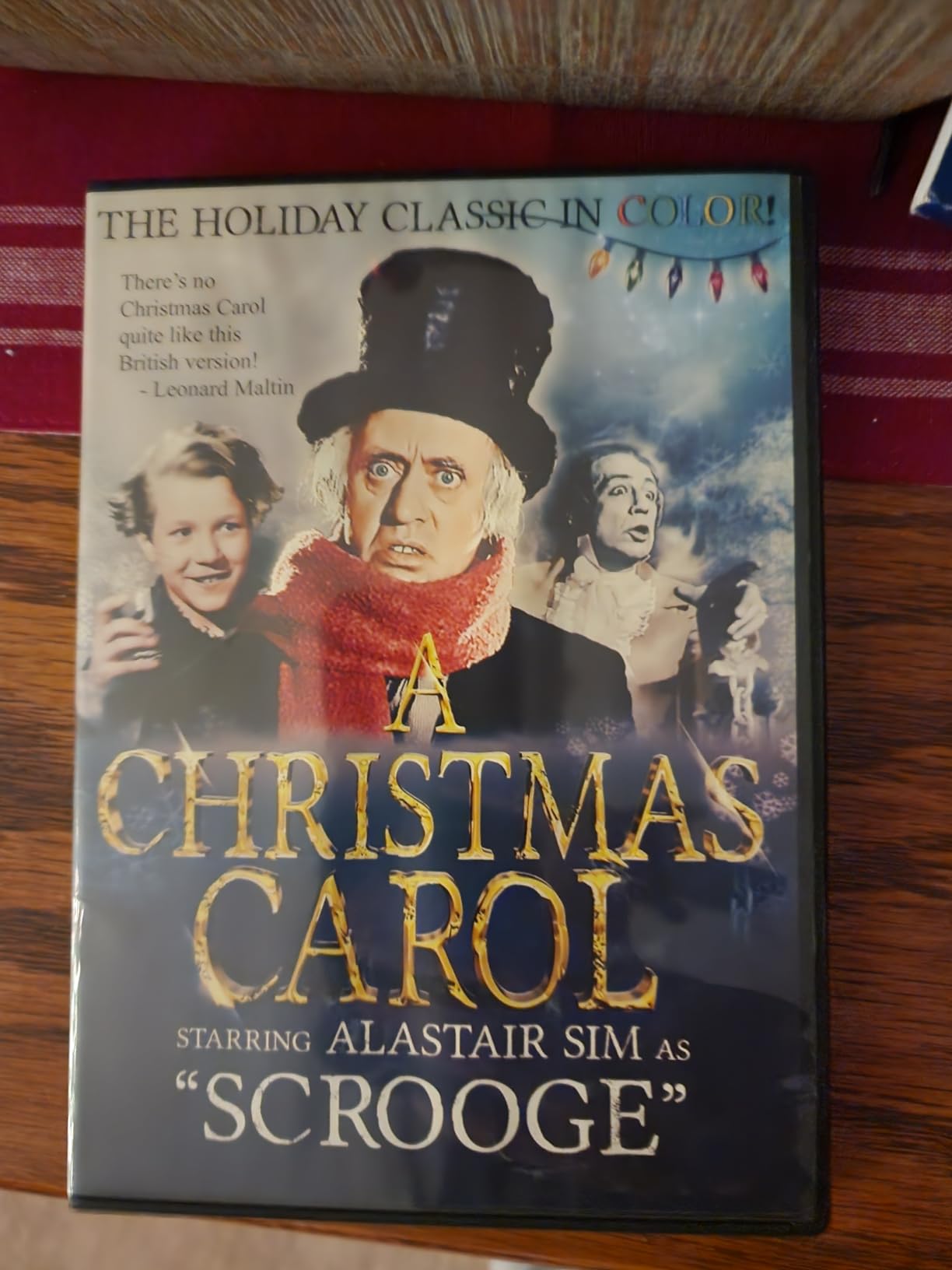 Amazon.com: A CHRISTMAS CAROL: COLOR VERSION [ Alastair Sim as Scrooge ...