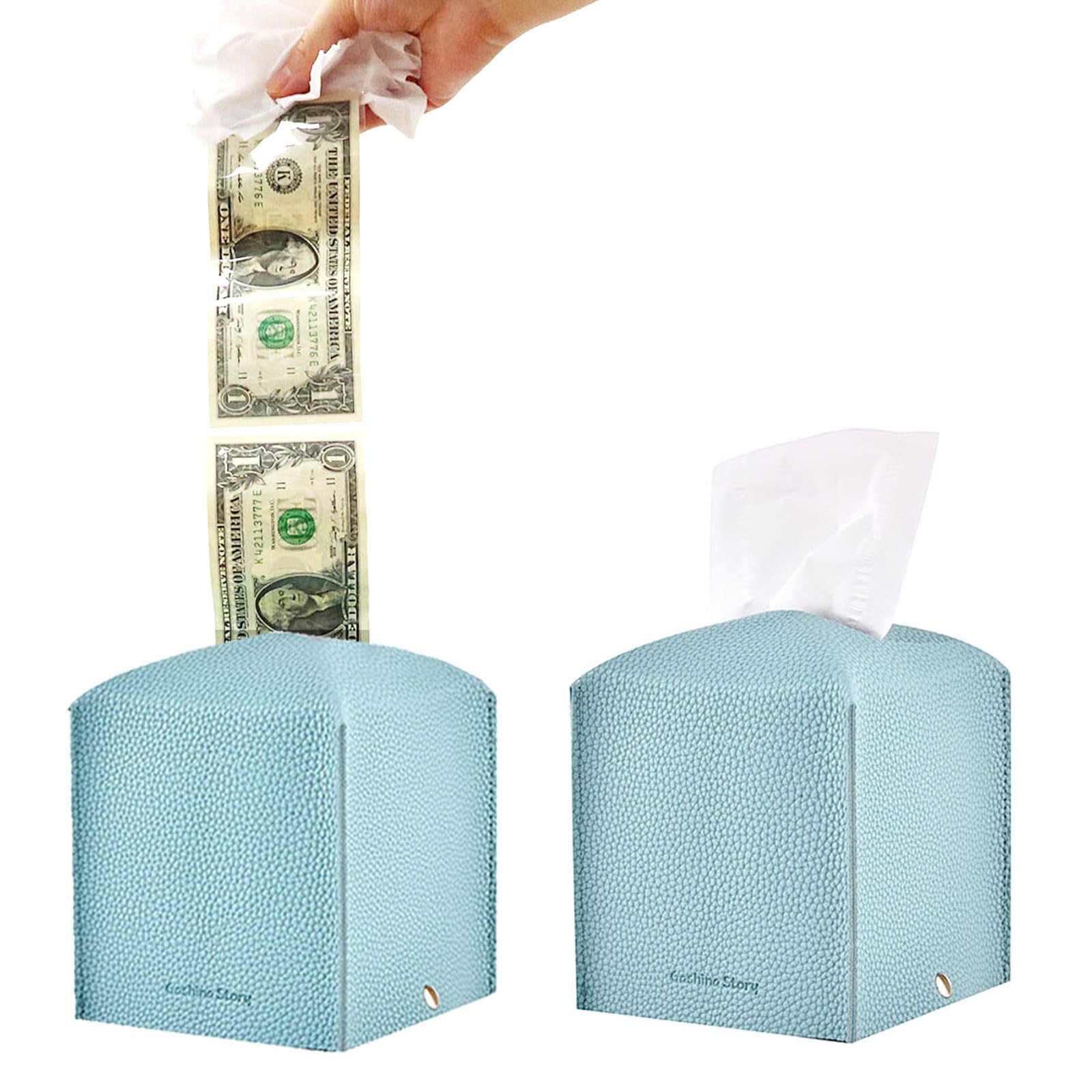 Kleenex Box With Dollar Bills