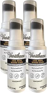 Varathane 385685-4PK Less Mess Wood Stain and Applicator, 4 oz ...