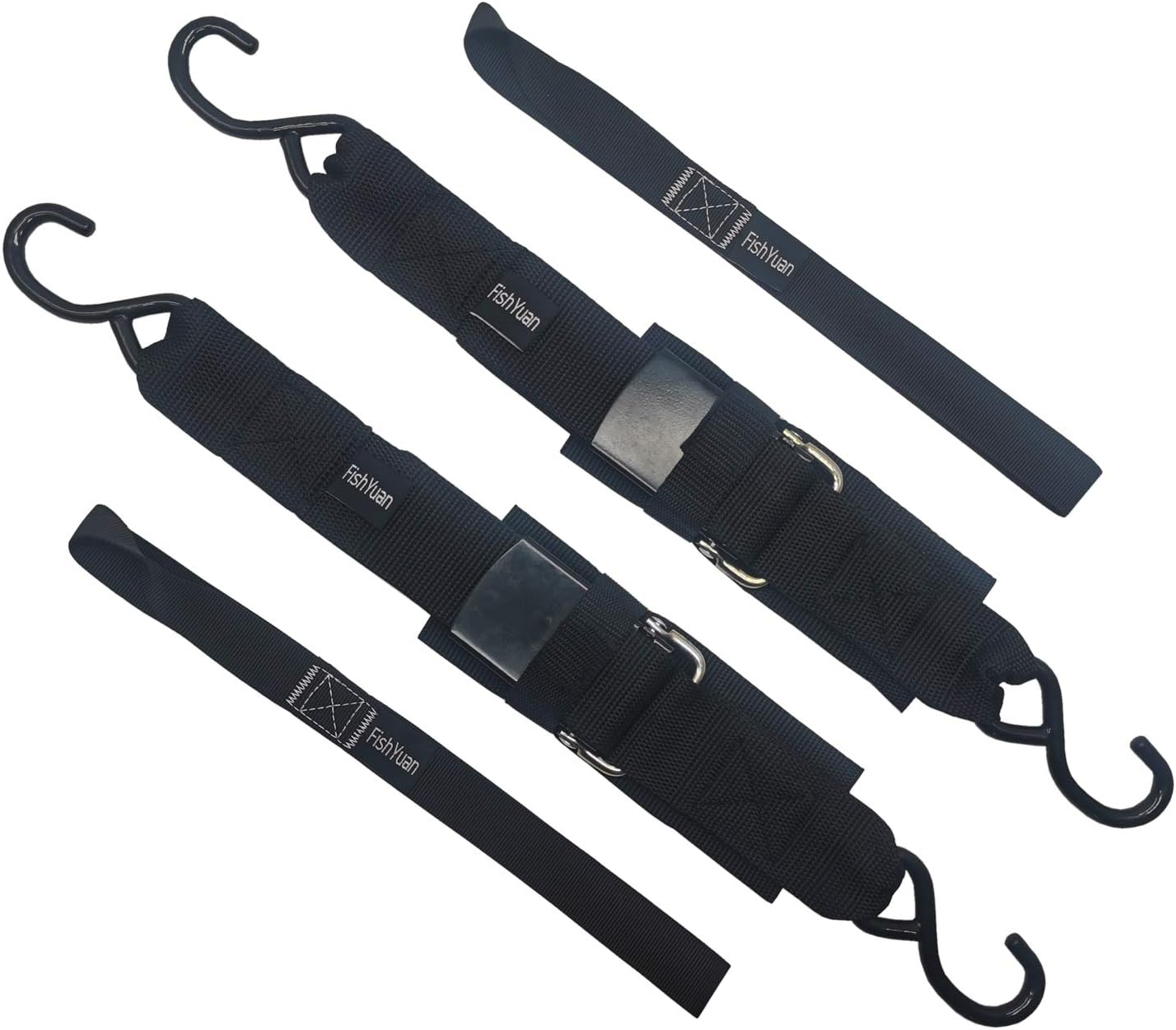 Amazon.com: FishYuan 2 Pack Adjustable Transom Tie Down Straps with ...
