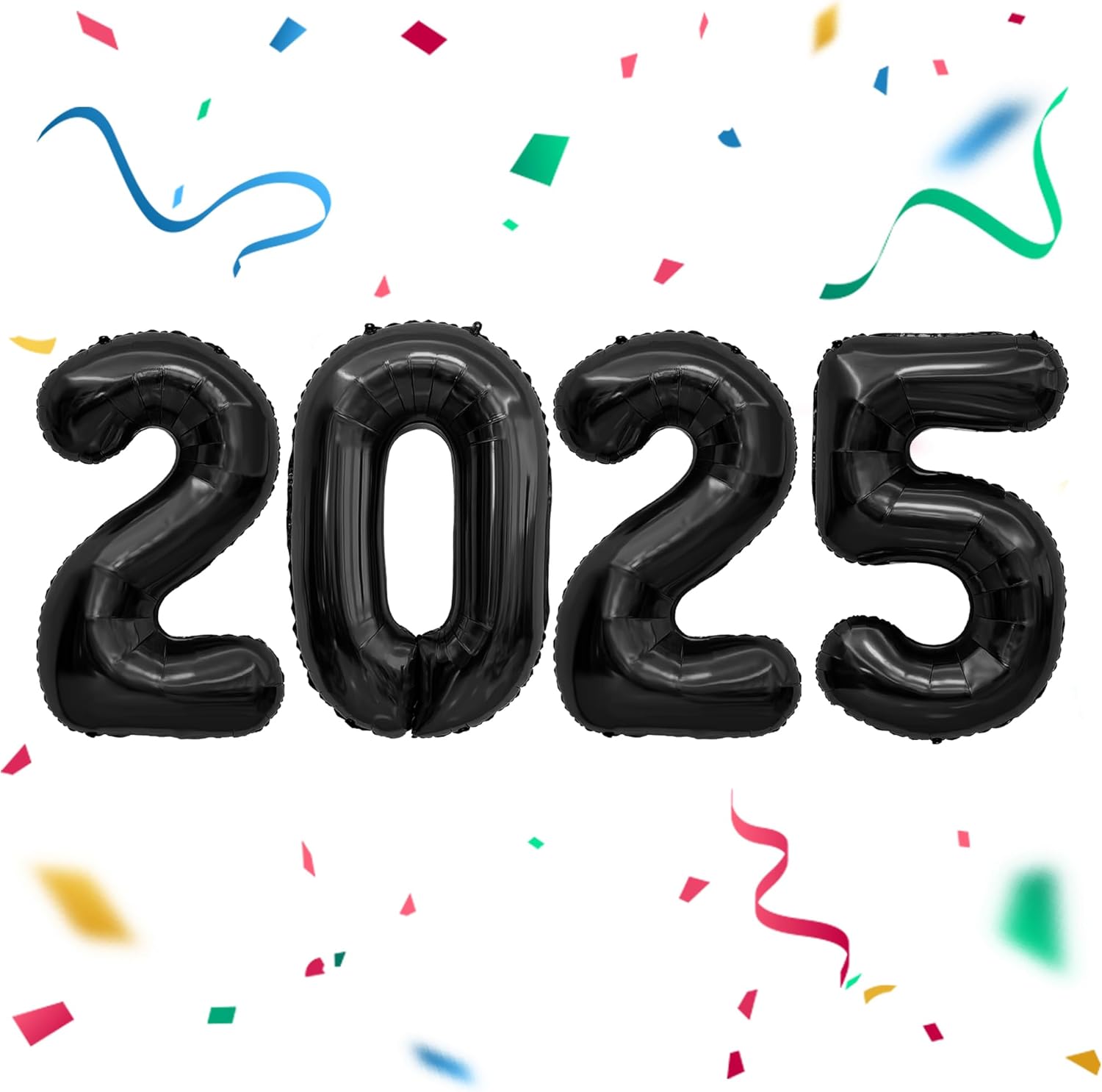 Amazon.com: 2025 Balloons Black, 40 inch 2025 Black Balloons, Black ...