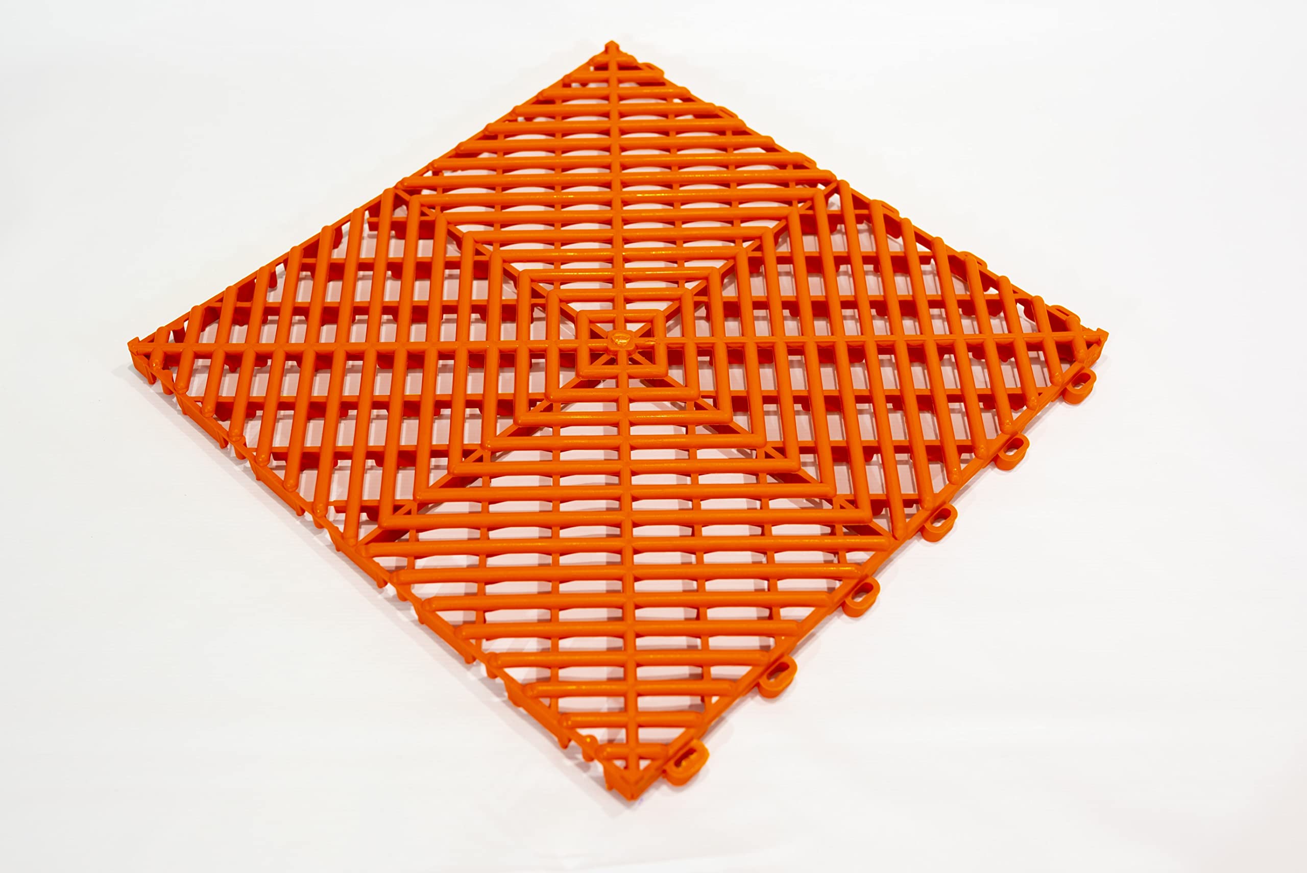Interlocking PVC Modular Flooring Drainage Boss Detail Modular Garage ...