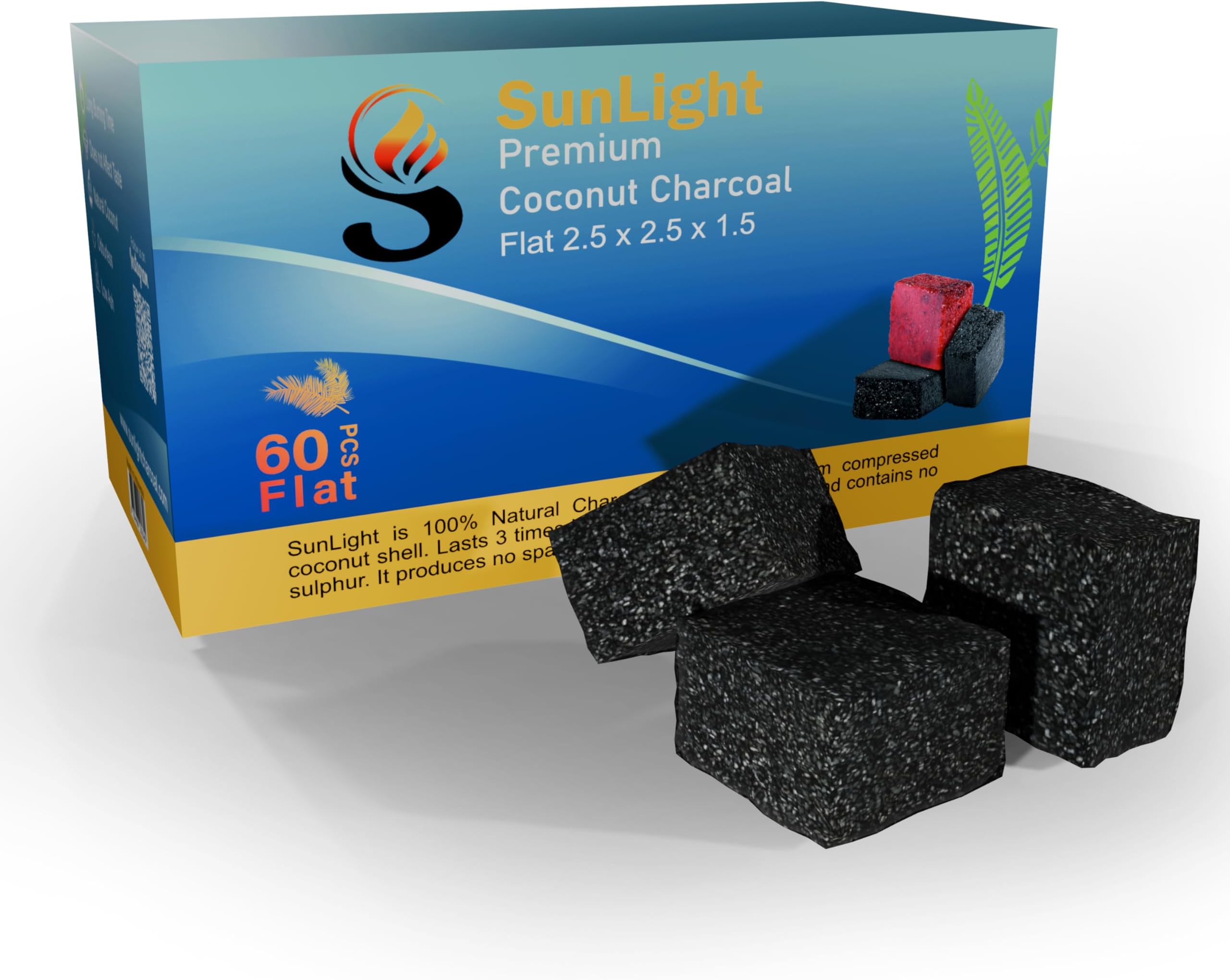 Amazon.com: CocoNara 2 Boxes of 60 Piece Coconut Coco Nara Premium ...