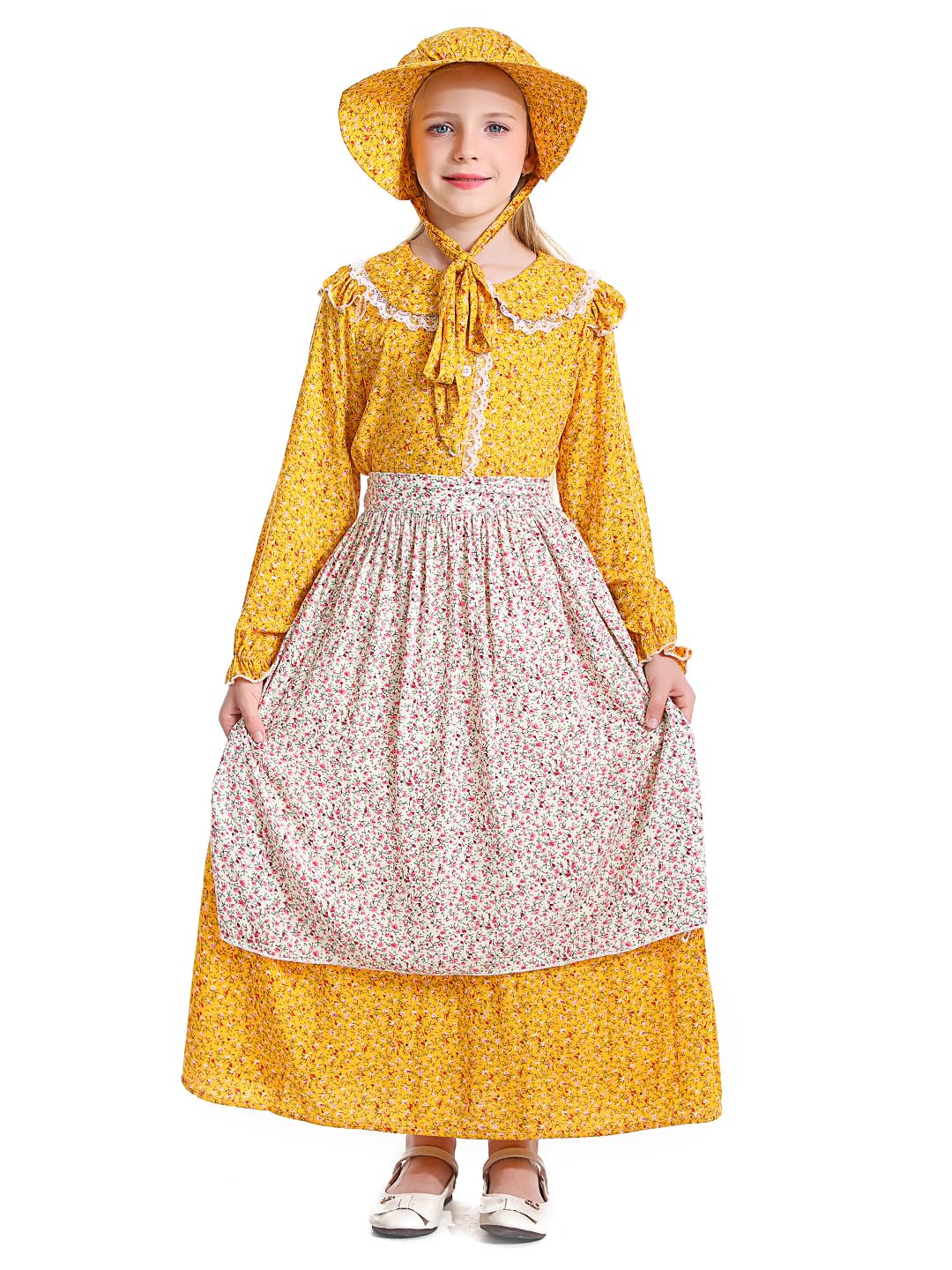 Snapklik.com : Pioneer Costume For Girl, Colonial Girls Dress, Perfect ...