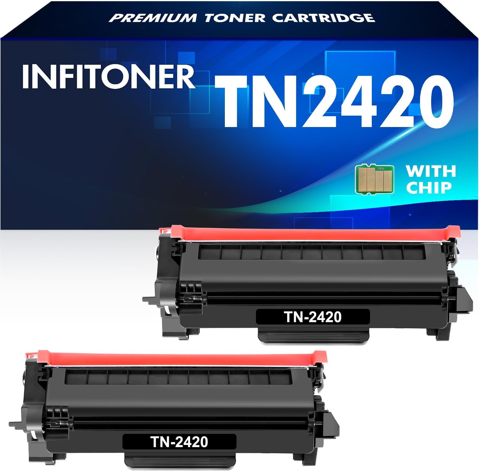 TN2420 Toner Cartridge for Brother HL-L2350DW Toner TN-2420 TN2410 TN ...