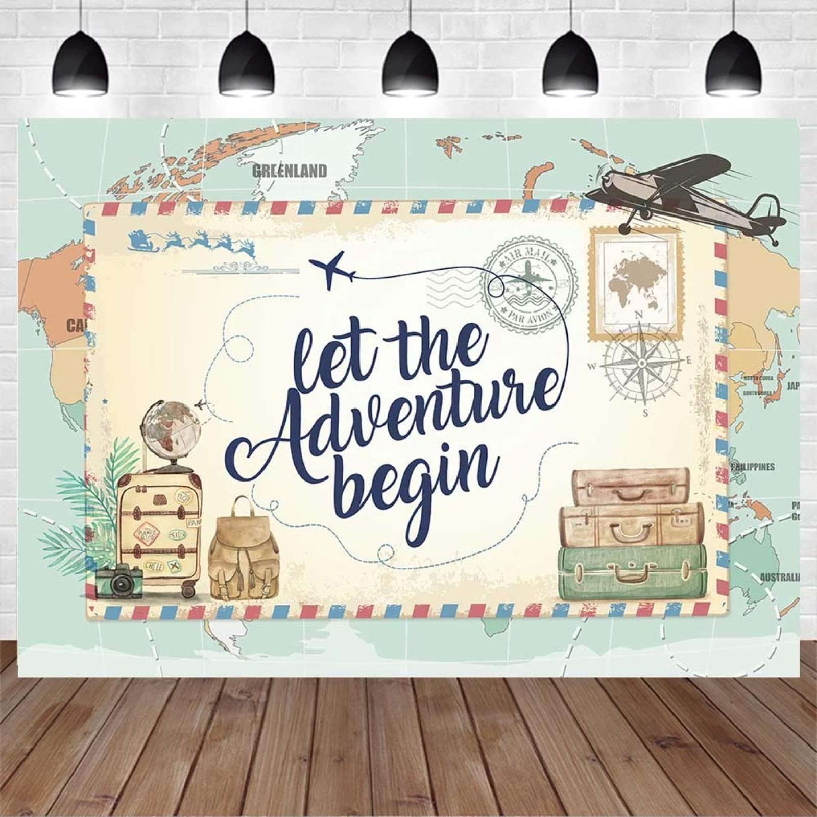 Amazon.com : Let The Adventure Begin Photography Backdrops Adventure ...