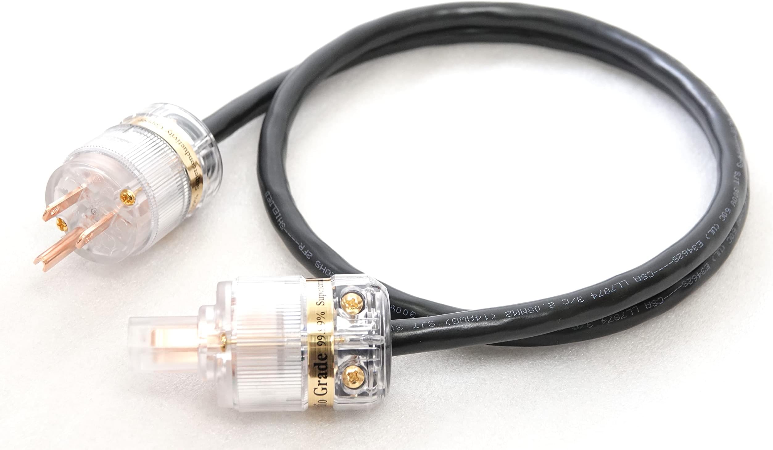 Amazon | ONKODO 19364 純銅プラグ 電源ケーブル (Ti2000-8055) (2.5m) | ONKODO | 電源ケーブル